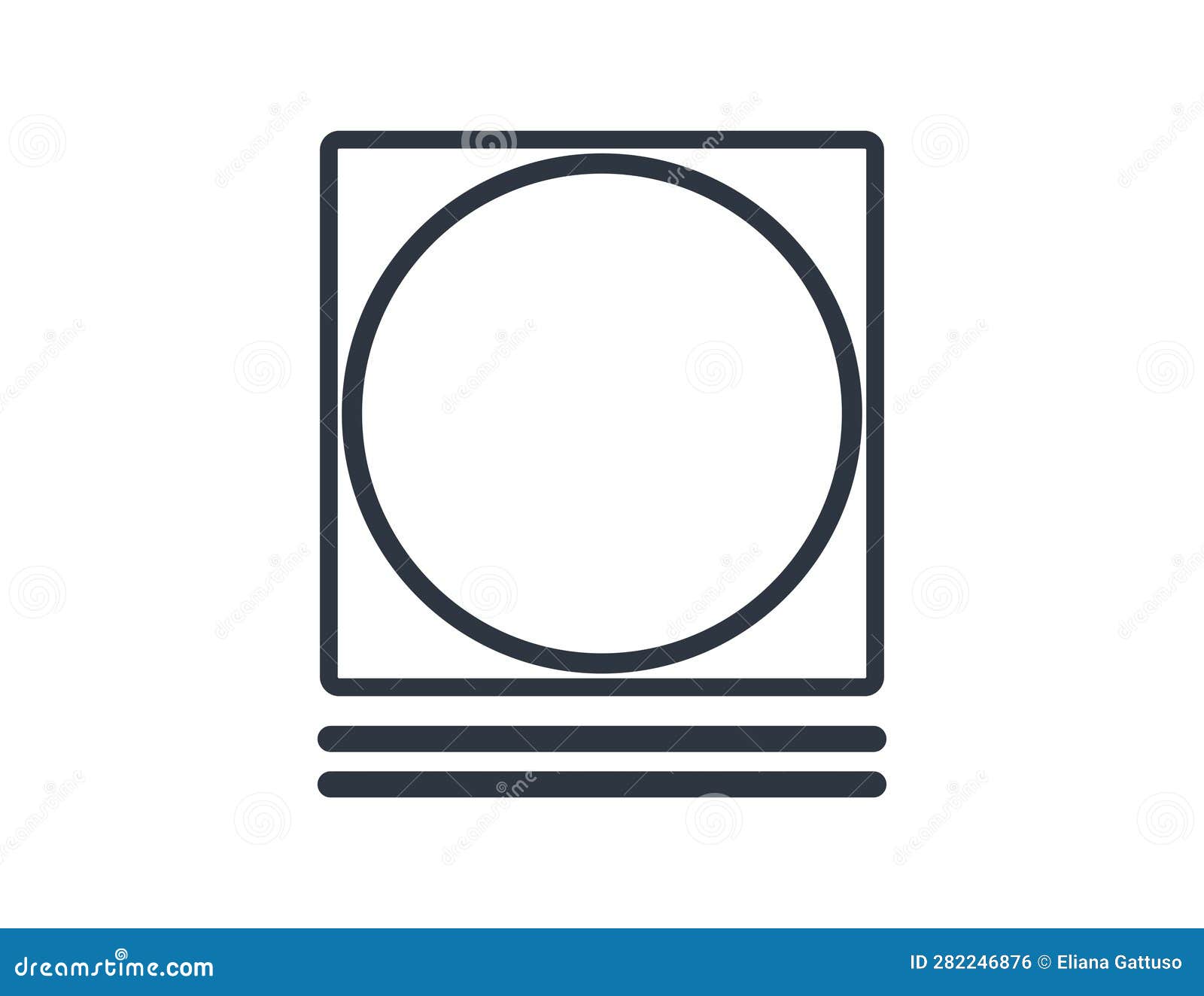 Isolated Delicate Symbol. Concept of Laundry Symbols Stock Vector ...