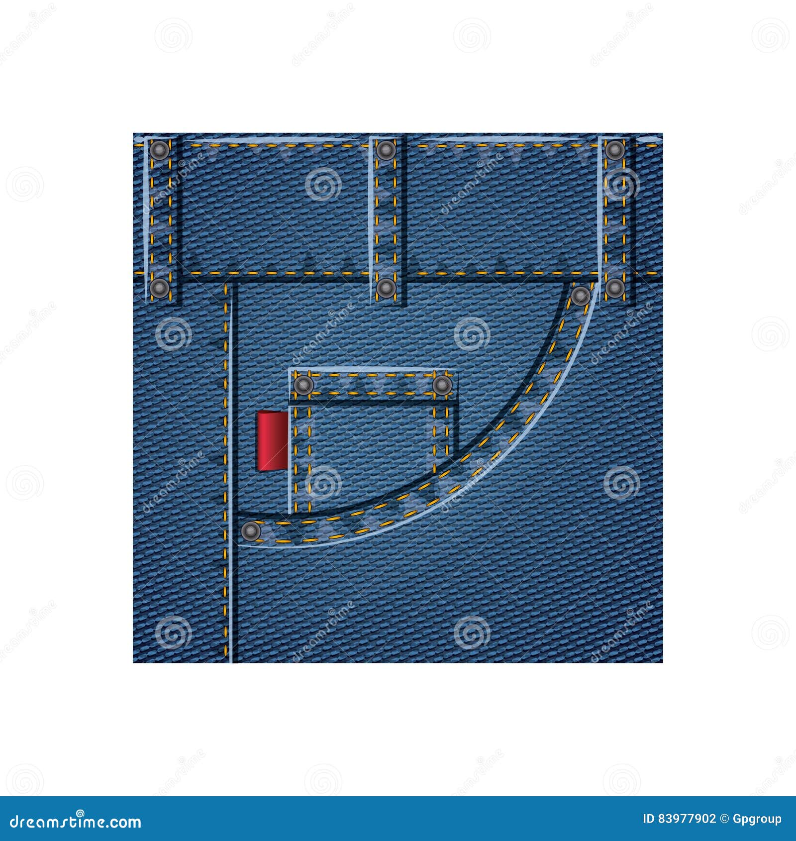 Isolated Denim Frame Design Stock Vector - Illustration of abstract ...
