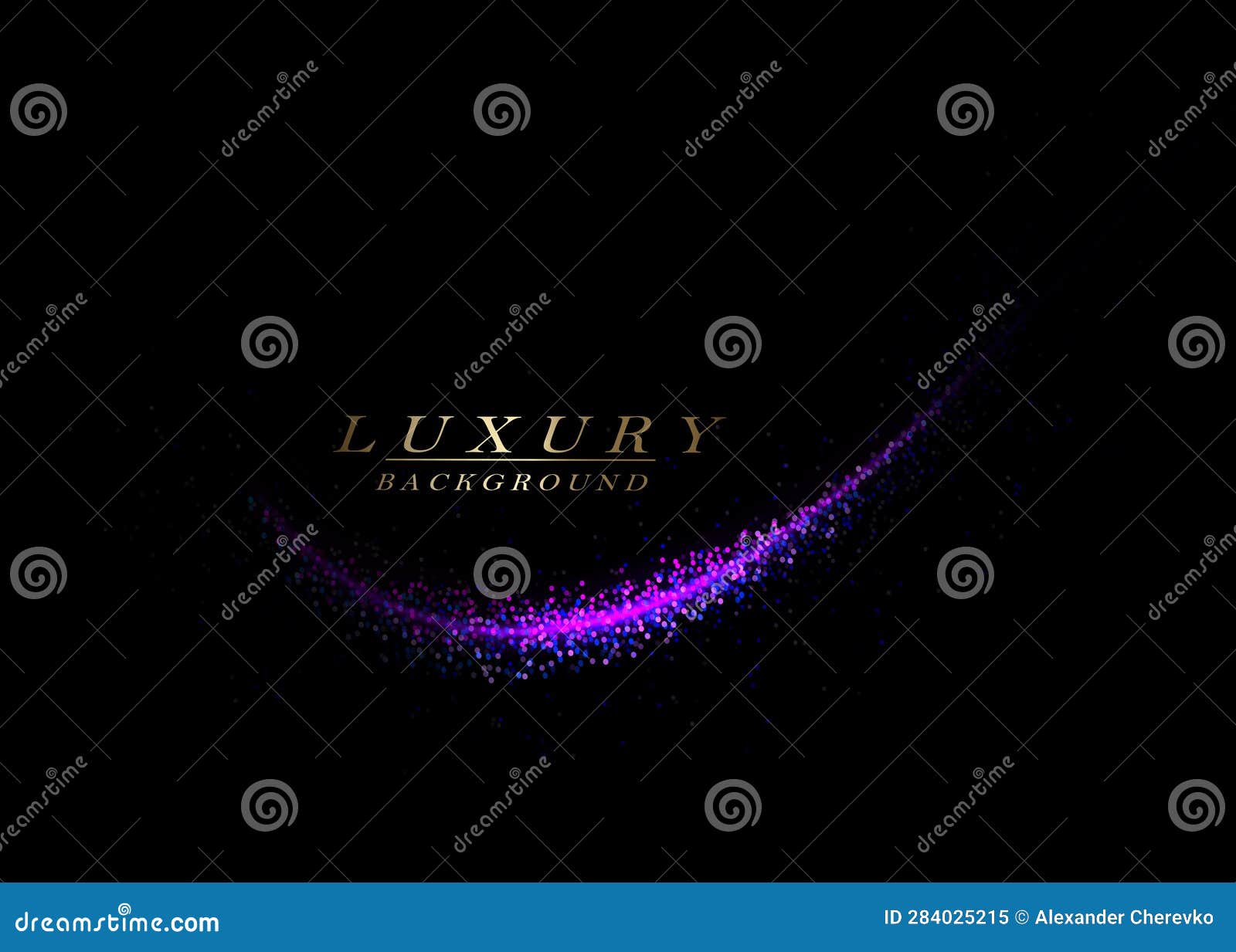 Isolated Design Element with Shiny Purple Arc and Bright Glitter Stock ...