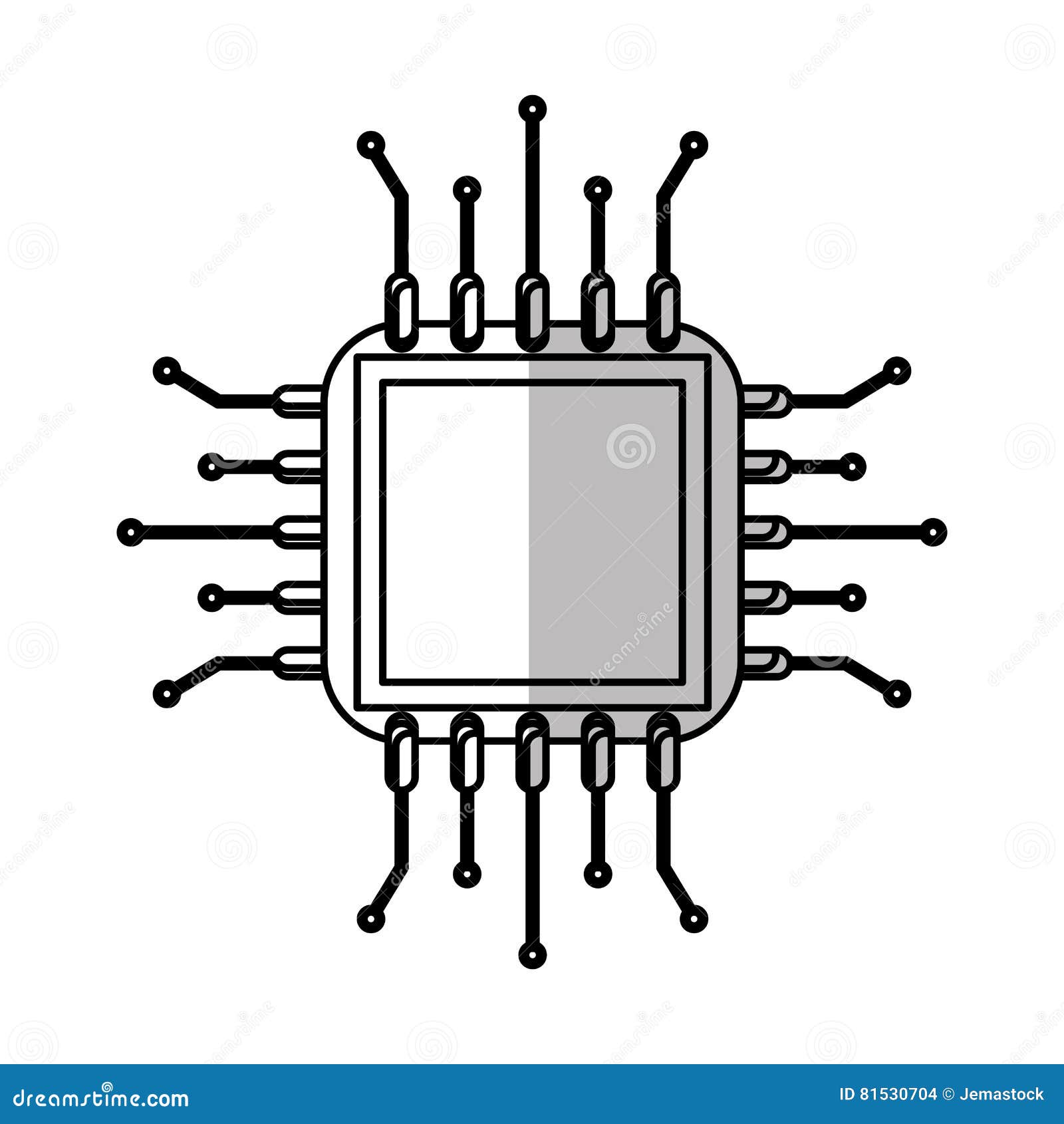 Isolated device design stock vector. Illustration of modern - 81530704