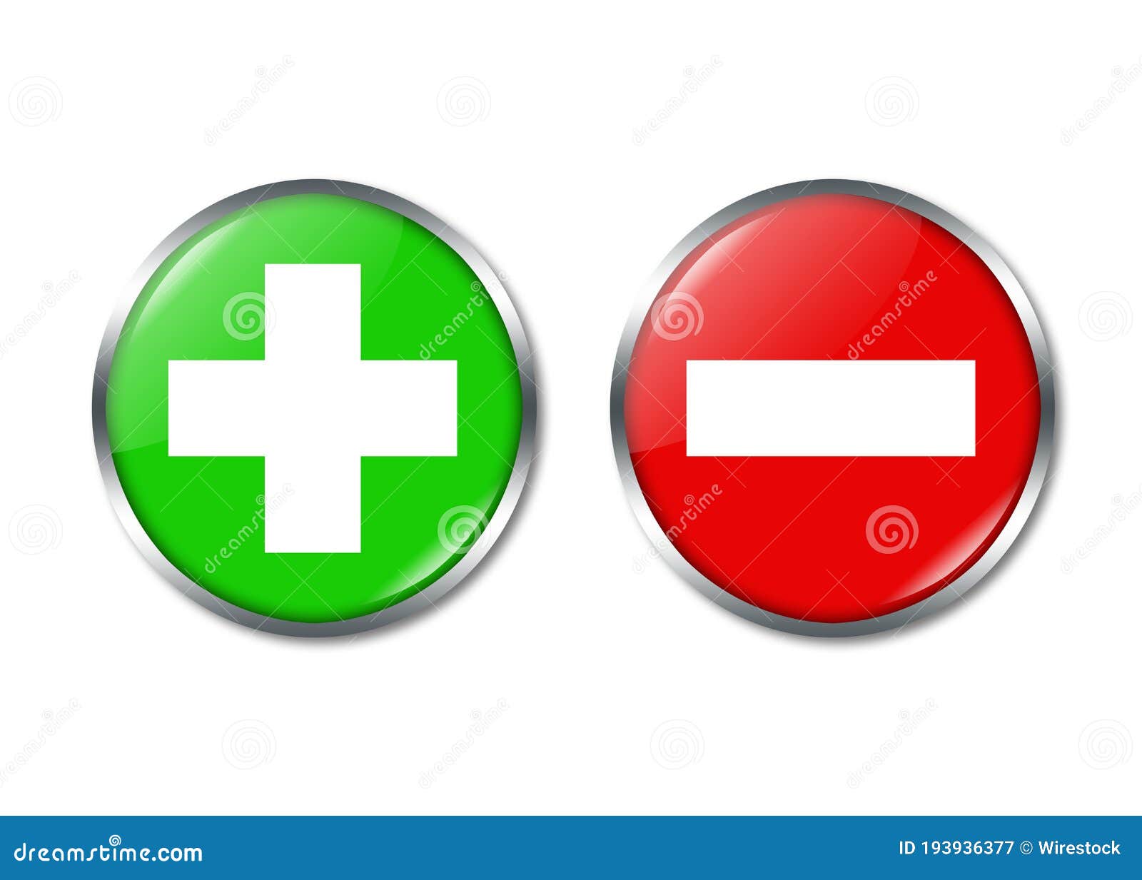 Negative Sign, Dislike Gesture, Emotions Landing Page Template Set ...