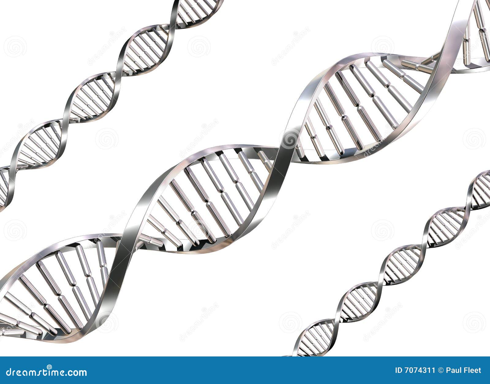 Isolated DNA Strands stock illustration. Illustration of biology - 7074311