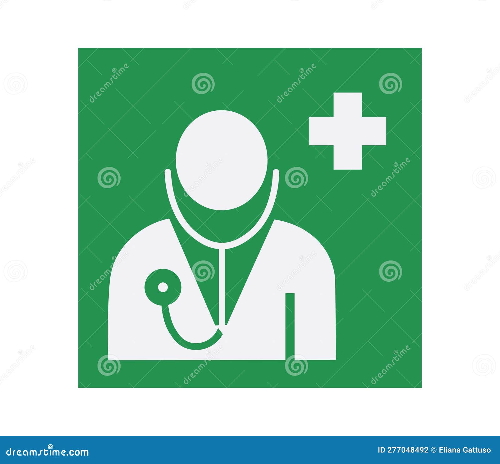 Doctor Symbol Cartoon Vector | CartoonDealer.com #34158457