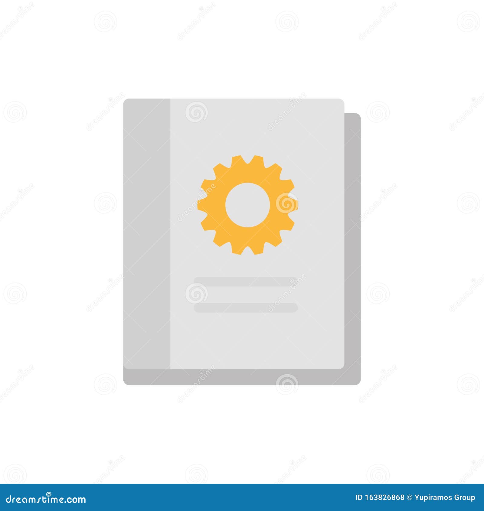 Isolated Document and Help Icon Flat Design Stock Vector - Illustration ...