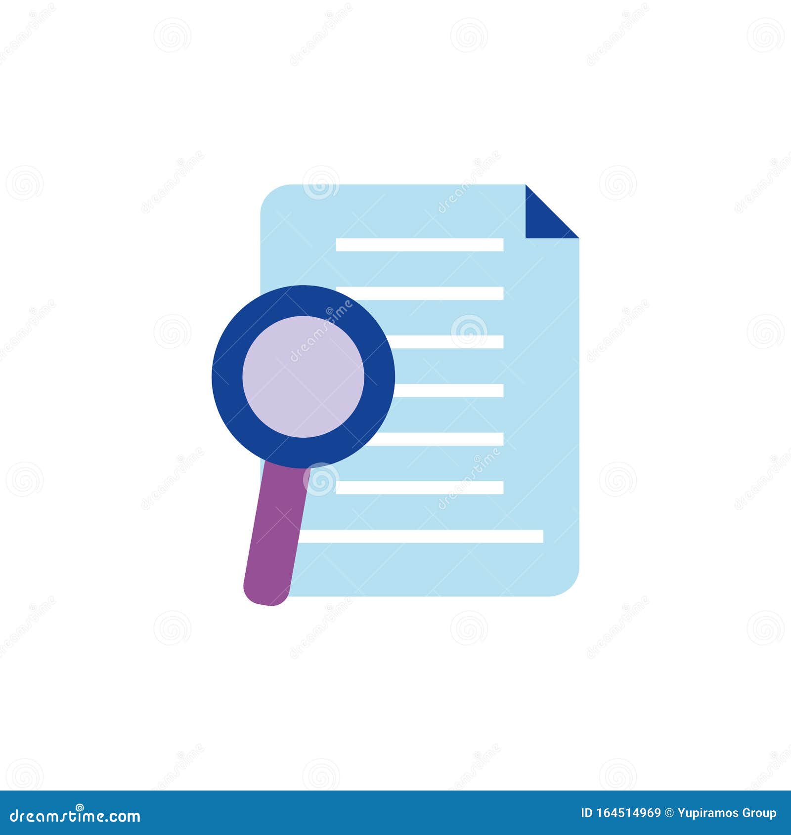 Isolated Document Icon Flat Design Stock Vector - Illustration of ...