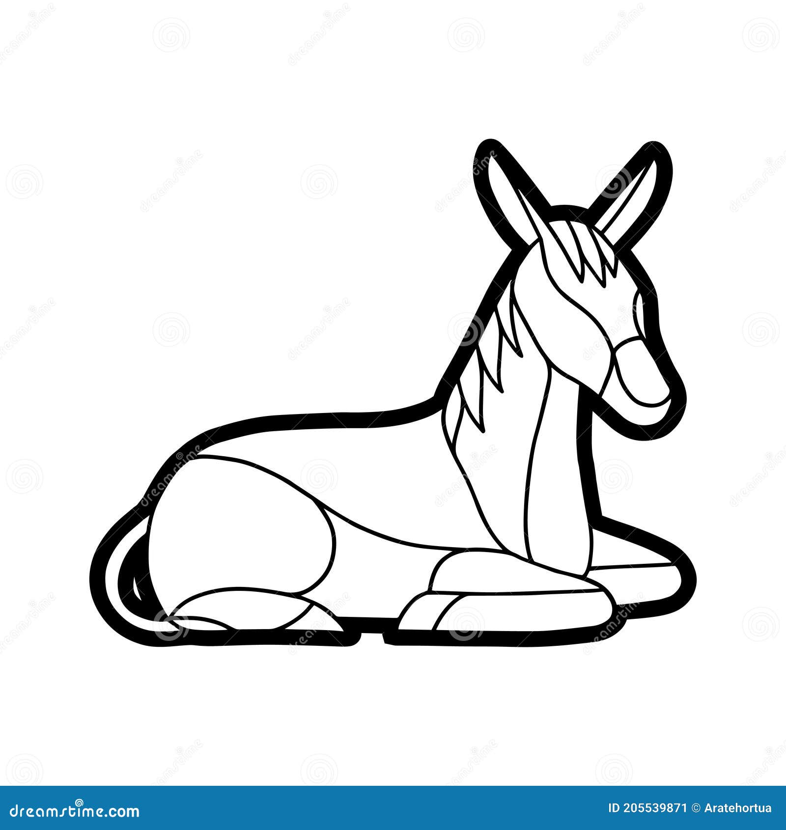 Isolated Donkey in Stained Glass Stock Vector - Illustration of ...