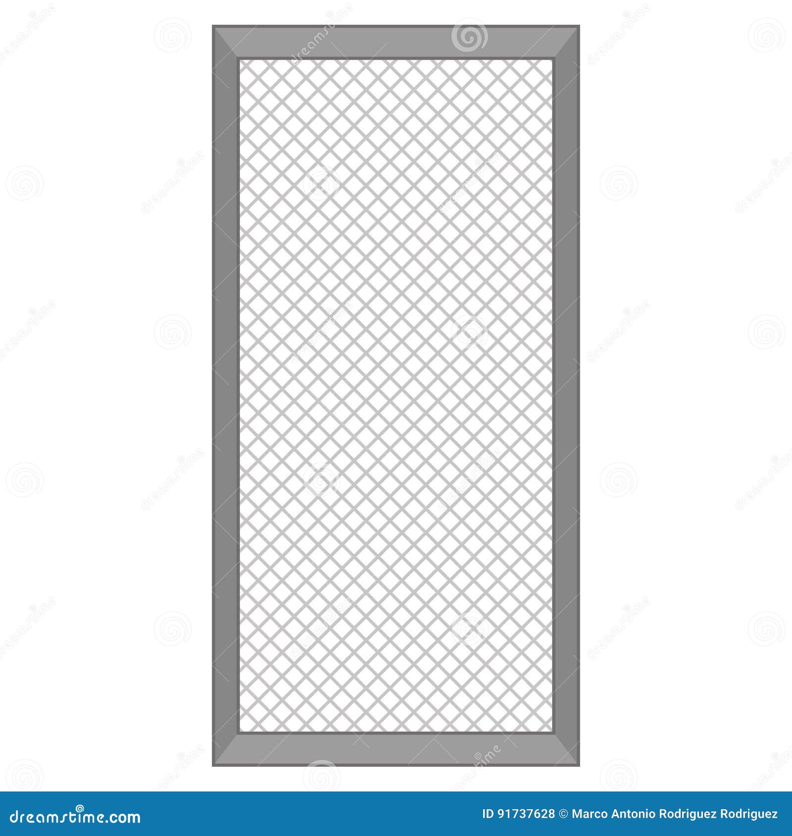 Isolated door illustration stock illustration. Illustration of frame ...