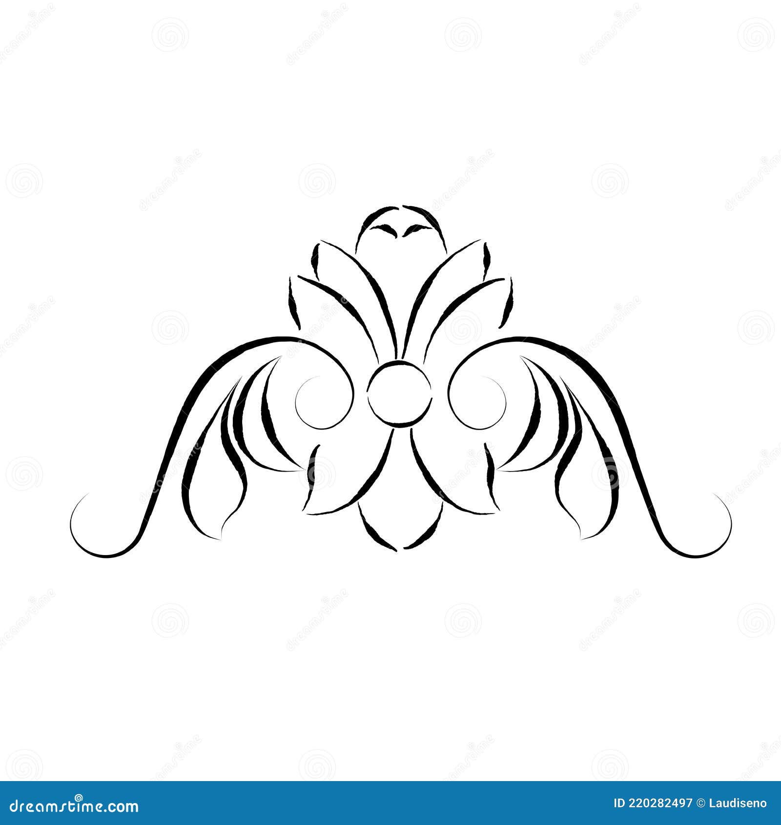 Isolated Draw Arabesque Art Arabian Stock Vector - Illustration of ...