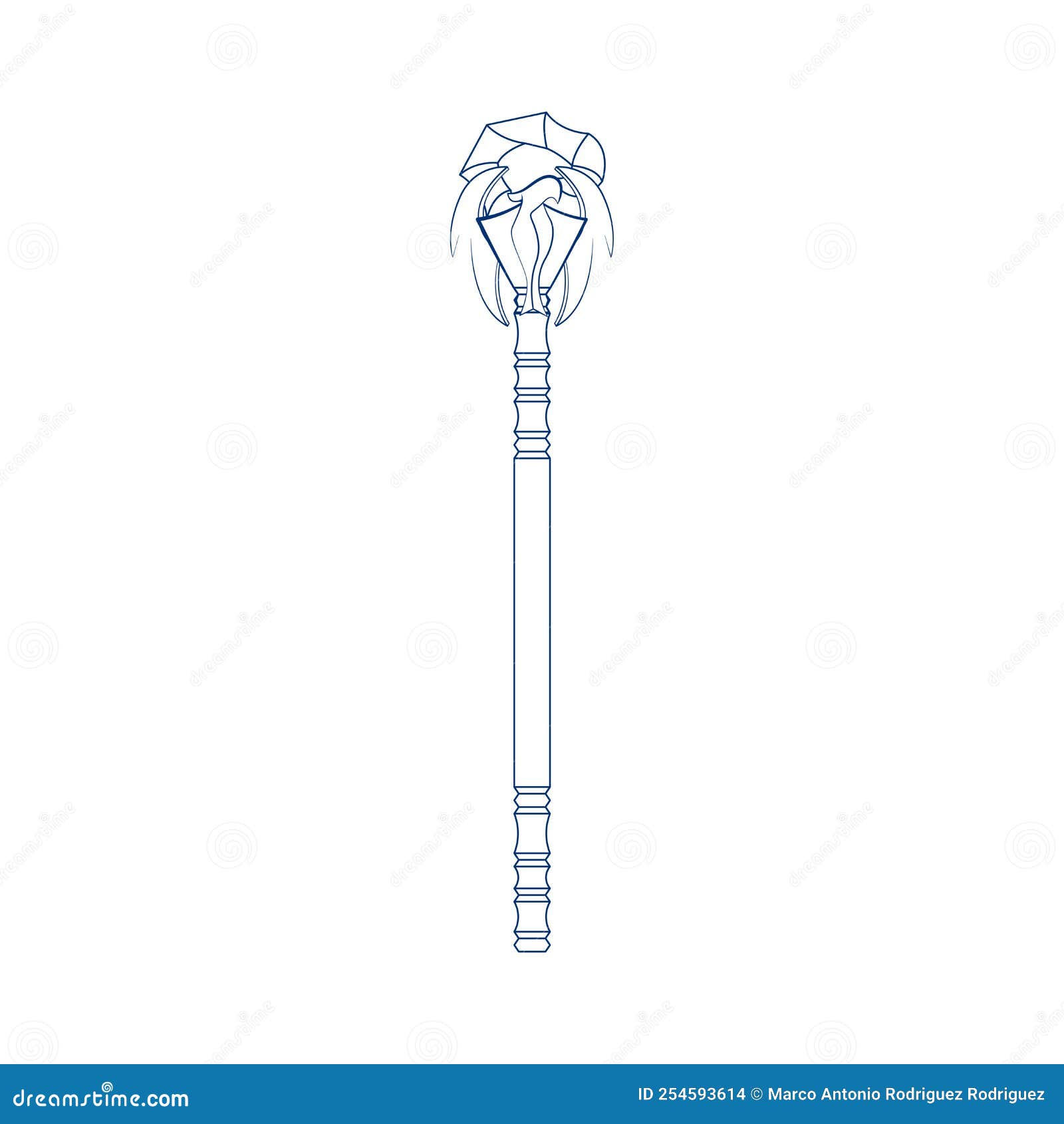 Isolated Draw Tools Heraldry Vector Illustration Stock Vector ...