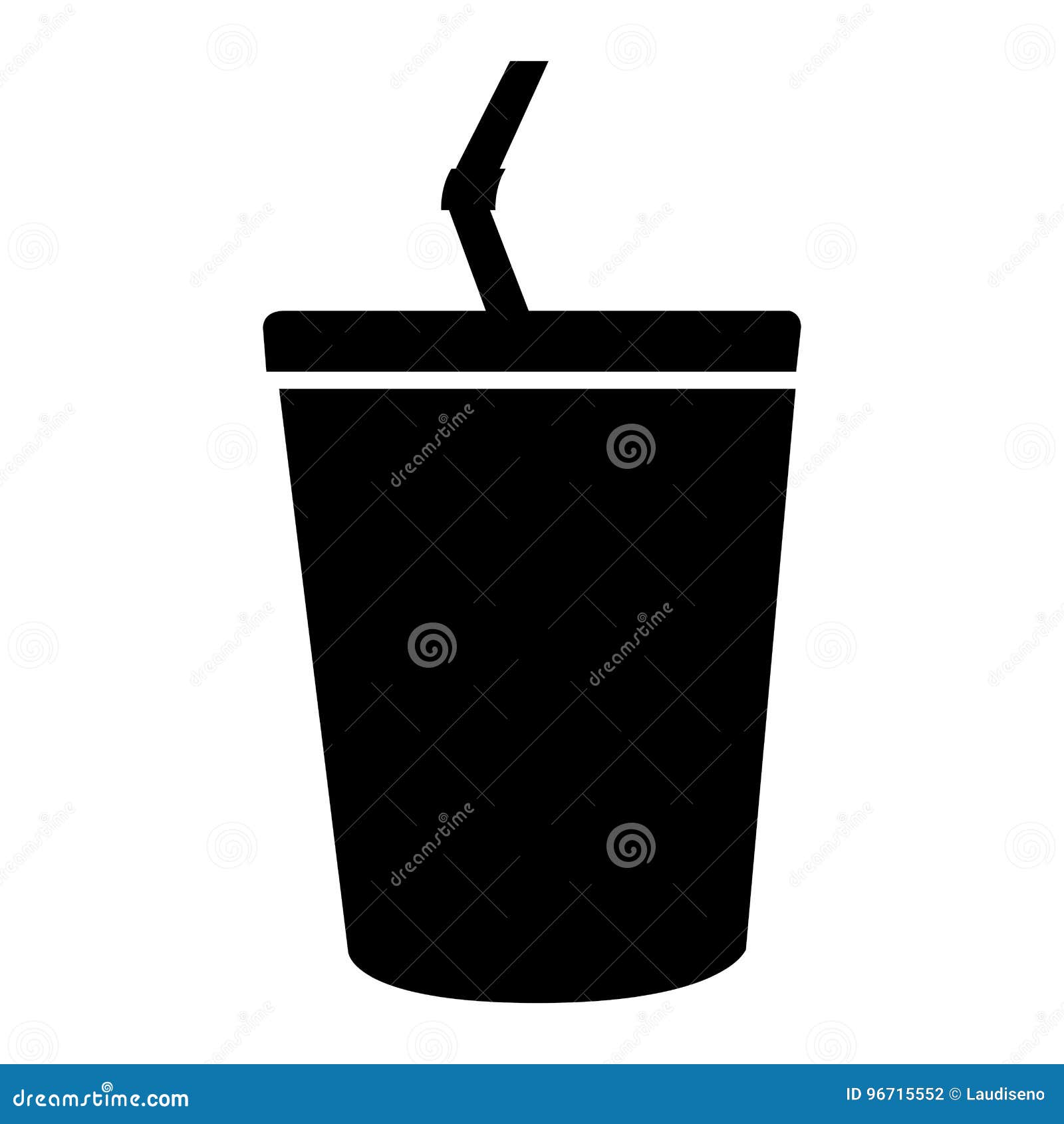 Isolated drink cup icon stock vector. Illustration of graphic - 96715552