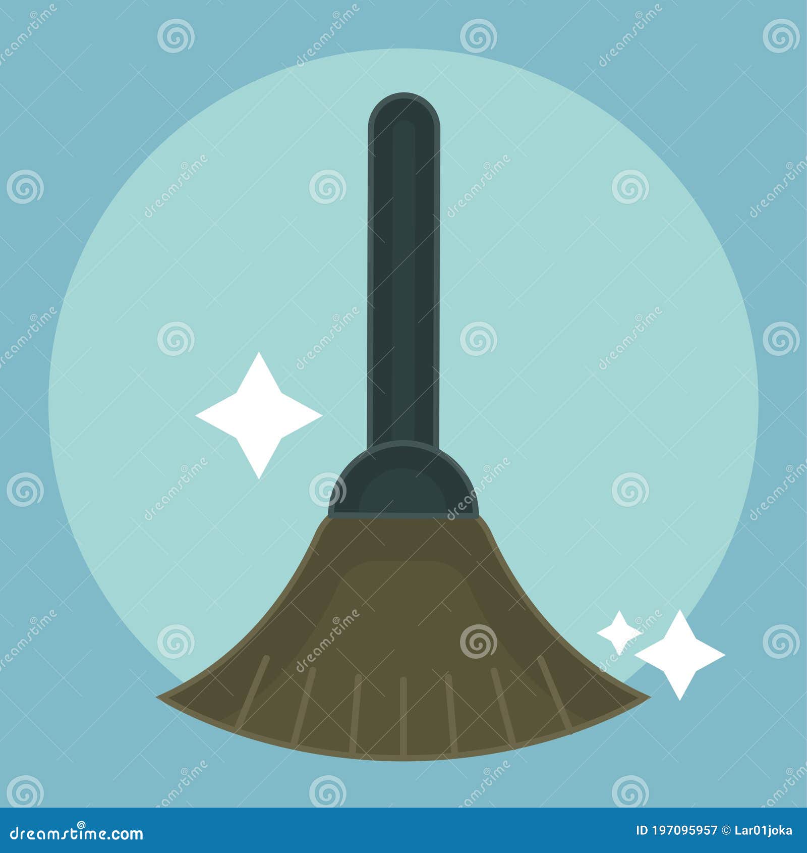 Isolated duster icon stock vector. Illustration of sponge - 197095957