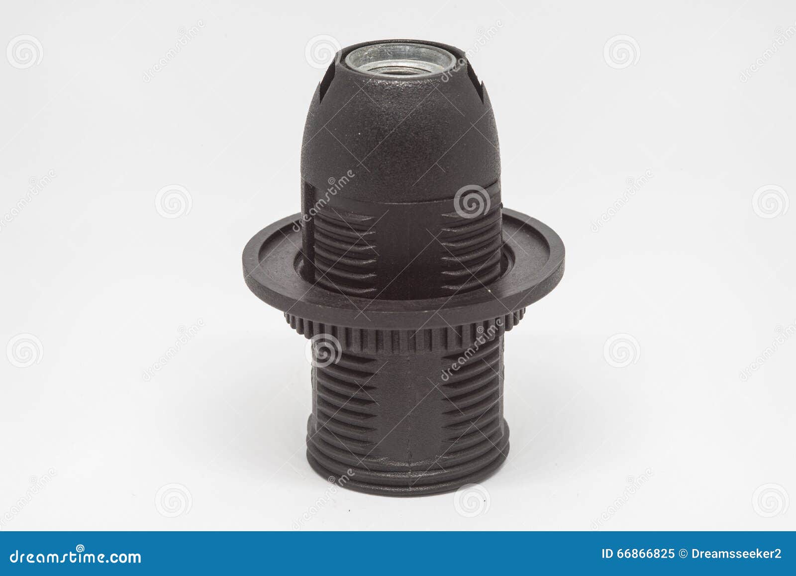 Isolated E14 Lamp holder stock image. Image of electric - 66866825