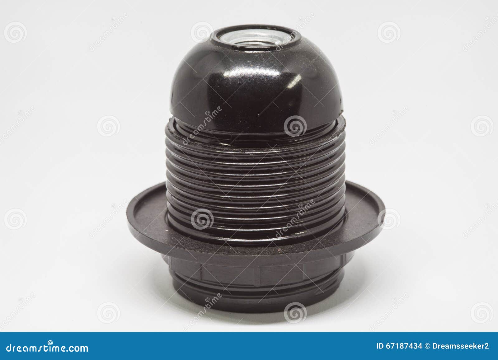 Isolated E27 Lamp holder stock photo. Image of object - 67187434