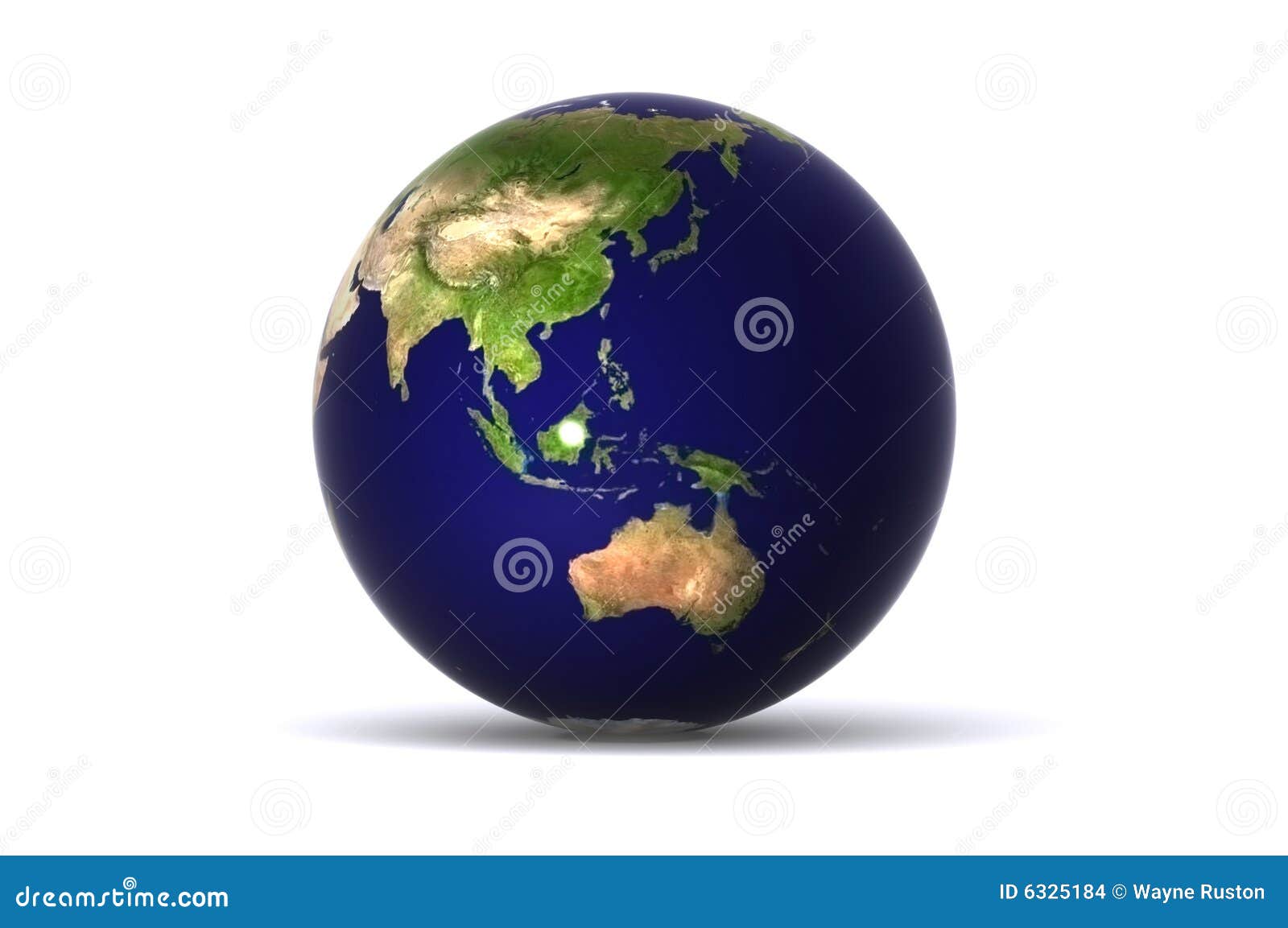 Isolated earth (australia) stock illustration. Illustration of ...