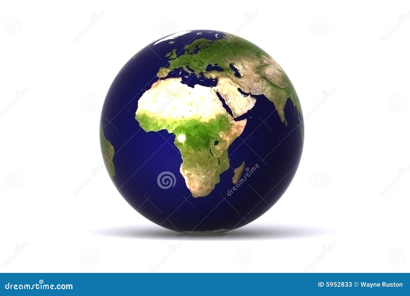 Isolated Earth (Europe) stock illustration. Illustration of england ...