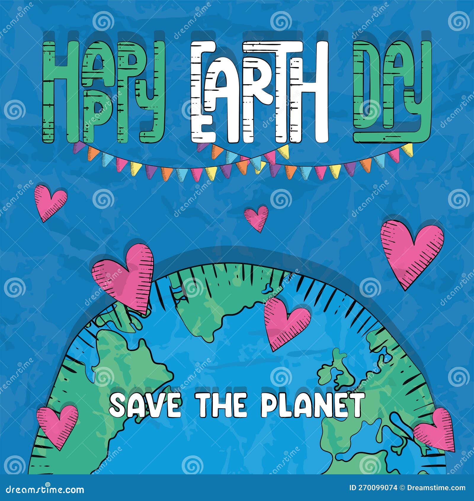 Isolated Earth Planet Sketch and Heart Shapes Happy Earth Day Vector ... Isolated Earth Planet Sketch and Heart Shapes Happy Earth Day Vector ...