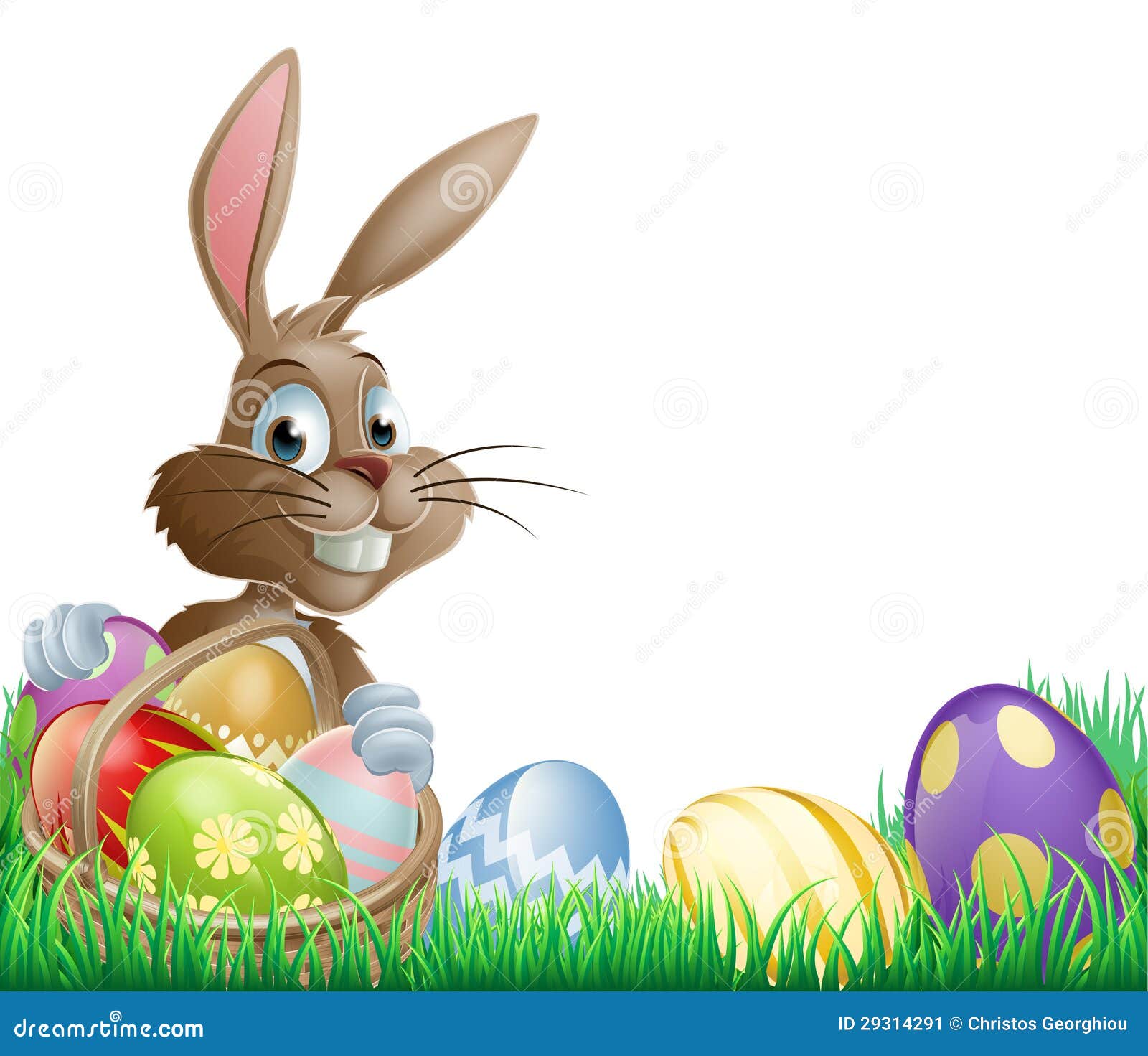 Isolated Easter Footer Design Stock Vector - Illustration of happy ...