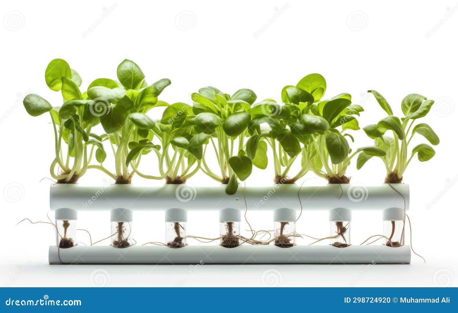 Ebb And Flow Hydroponic System Cartoon Vector | CartoonDealer.com #97471649