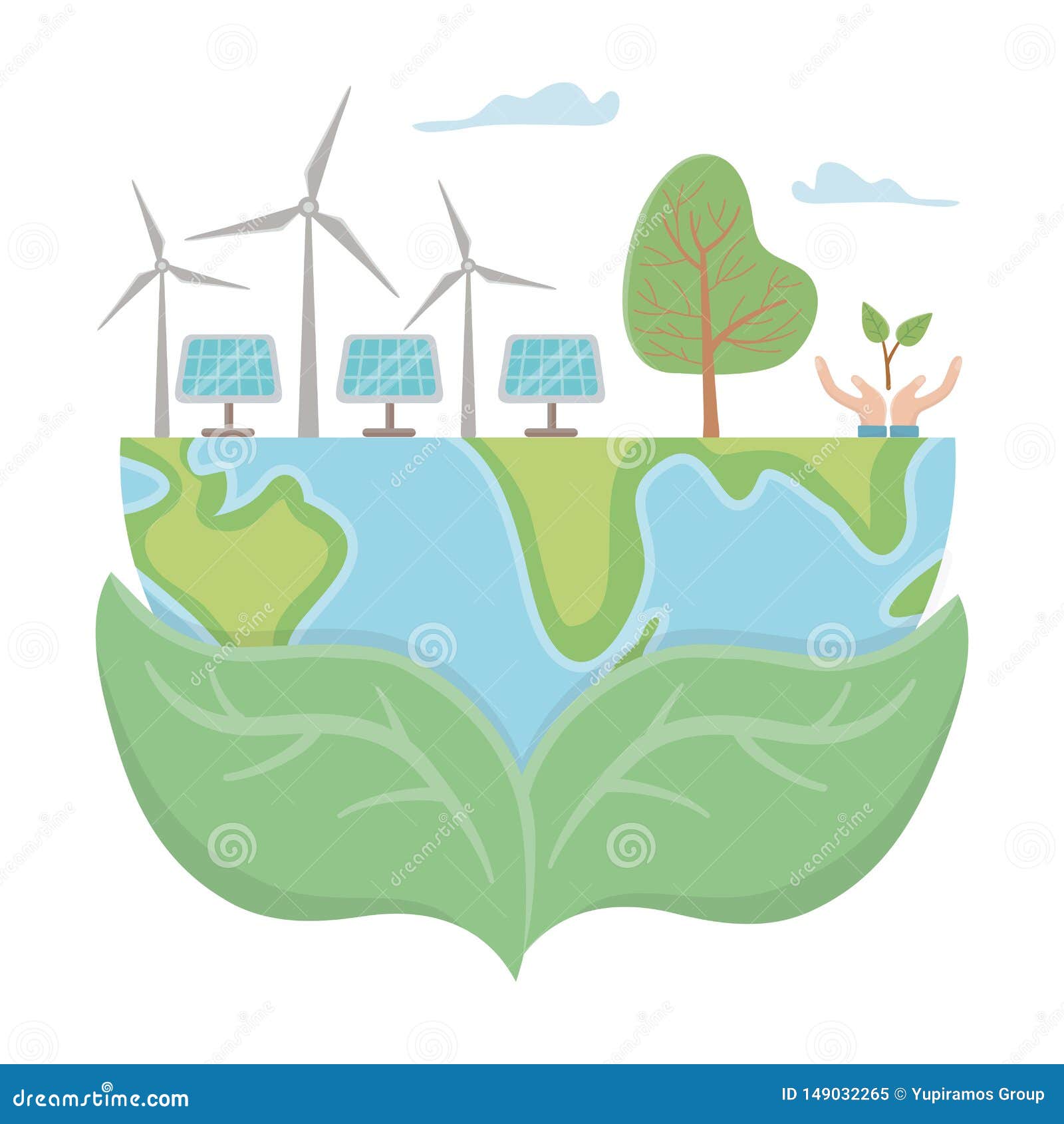 Isolated Eco Solar Panel Design Stock Vector - Illustration of ...