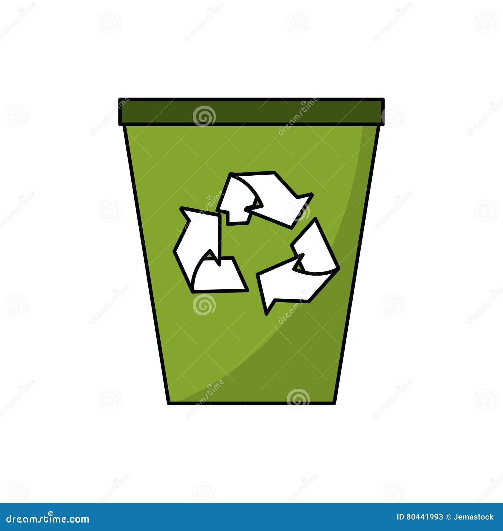 Isolated eco trash design stock vector. Illustration of element - 80441993