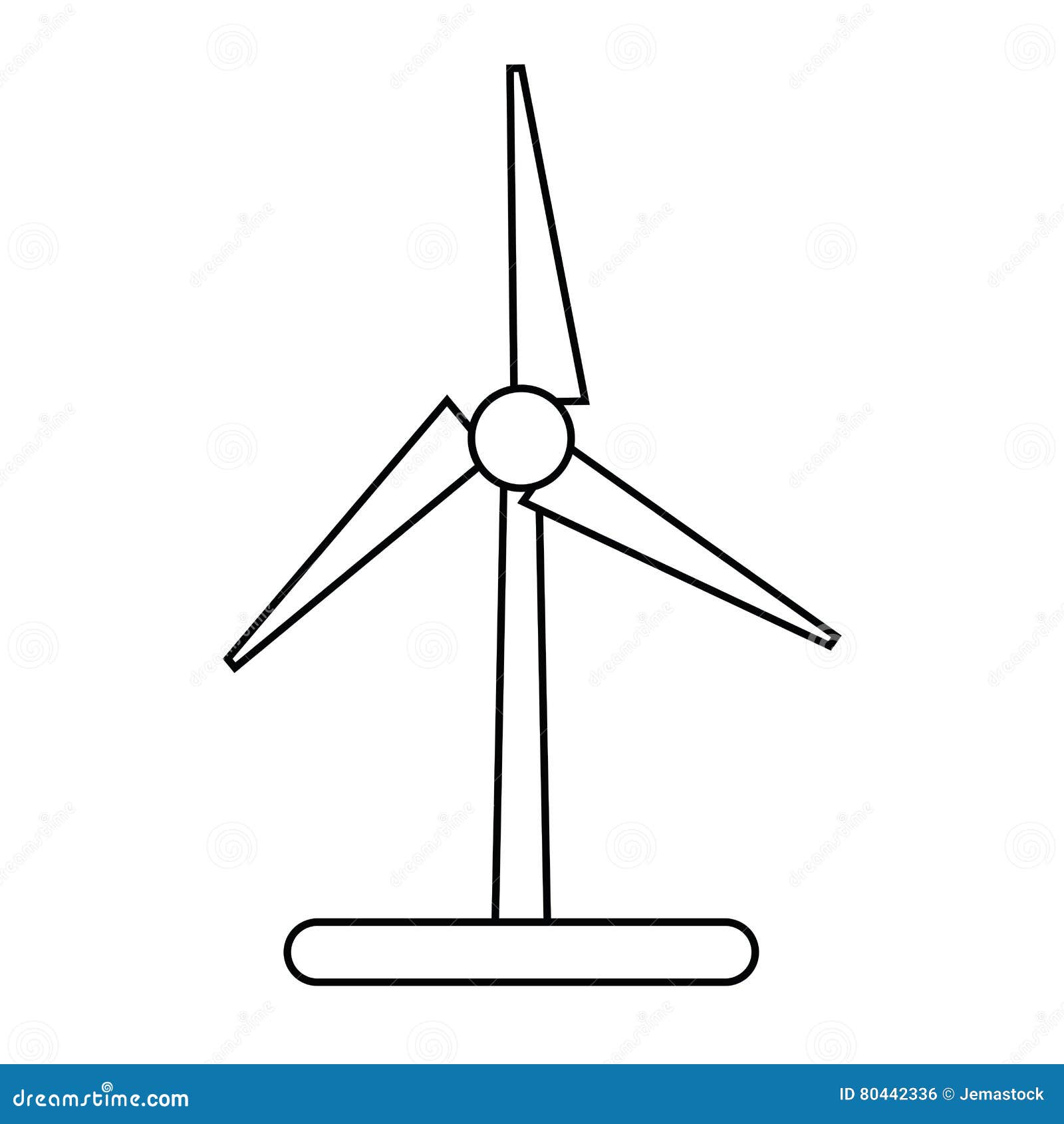 Isolated Eco Wind Mill Design Stock Vector - Illustration of ...