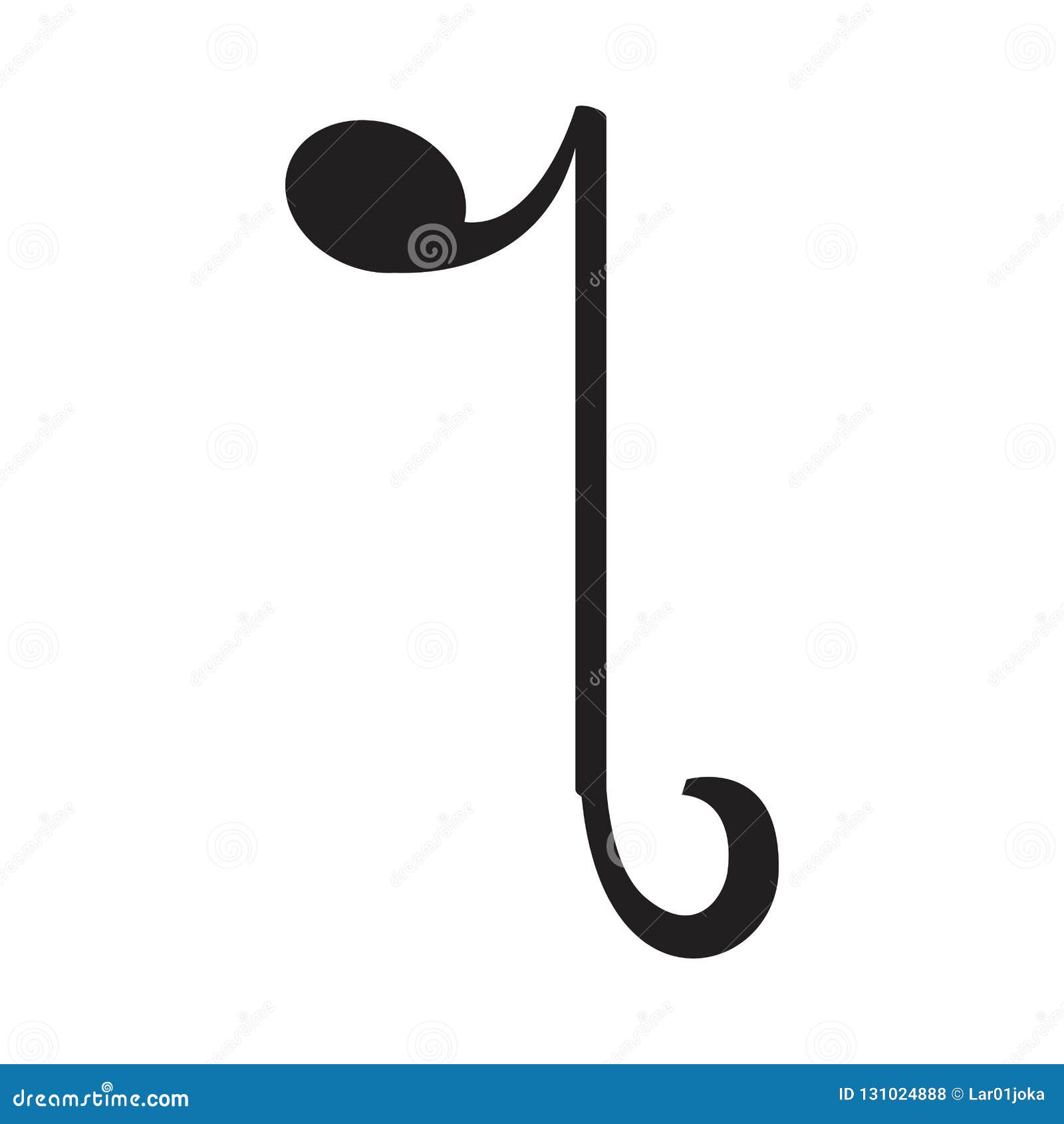 Isolated Eighth Rest Musical Note Stock Vector - Illustration of icon ...