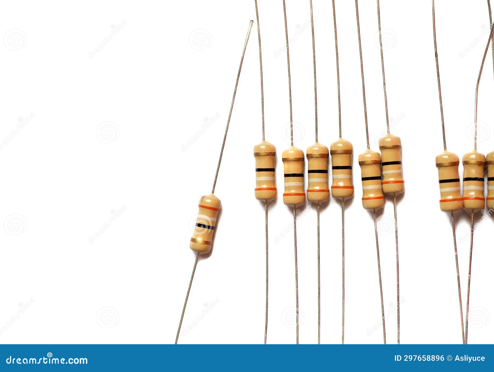 Isolated Electrical Resistances Stock Photo - Image of isolated, cover ...