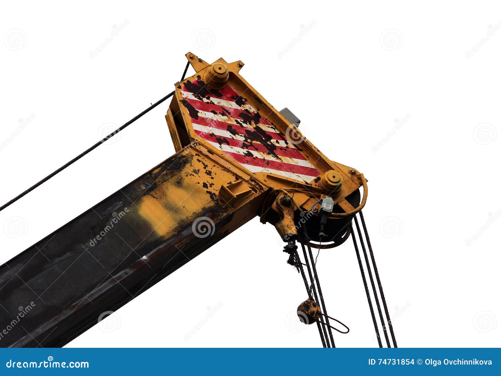 Isolated Elements of Crane: Rope, Blocks, Connecting Pieces Stock Photo ...