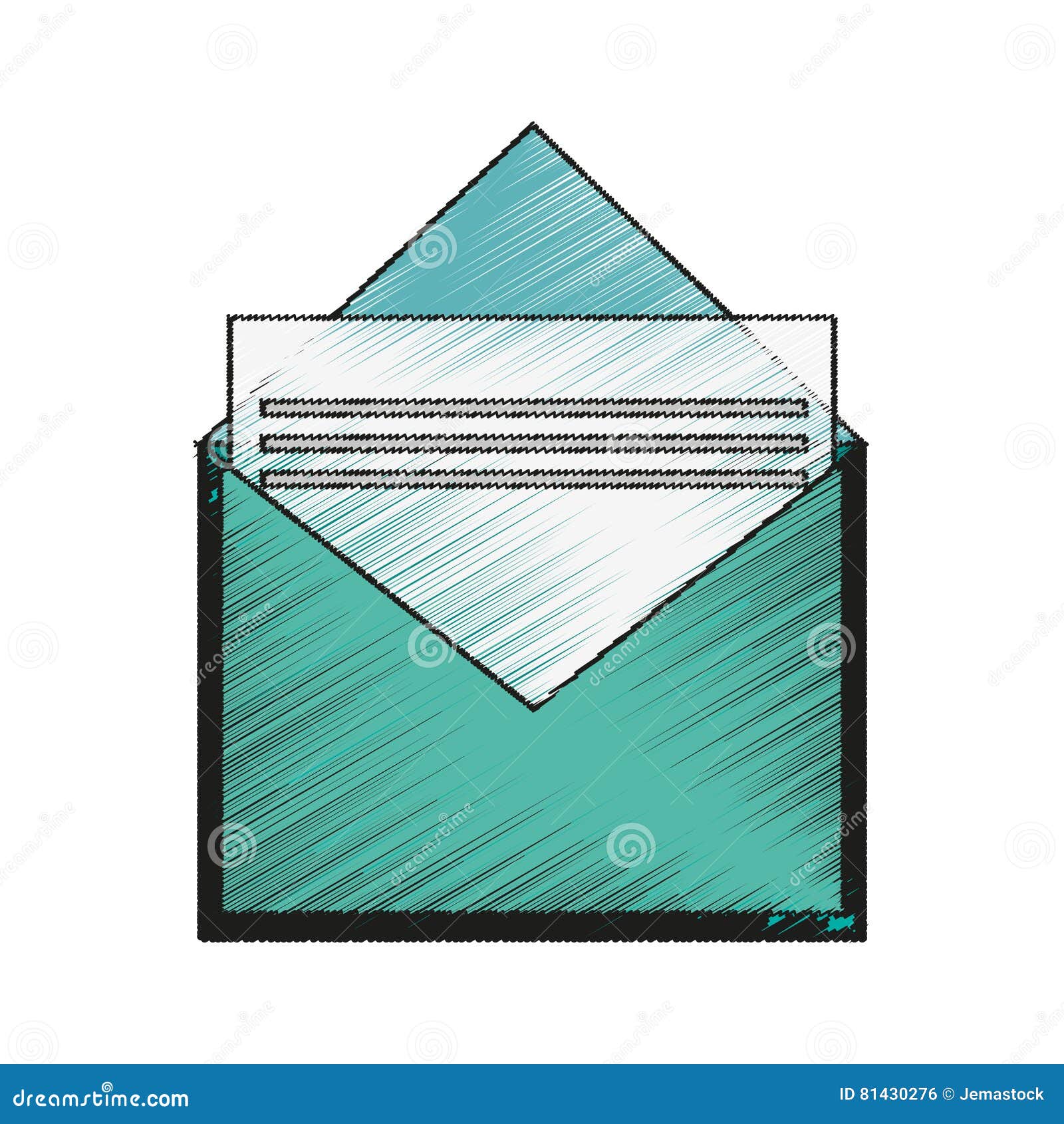 Isolated Email Envelope Design Stock Vector - Illustration of envelope ...