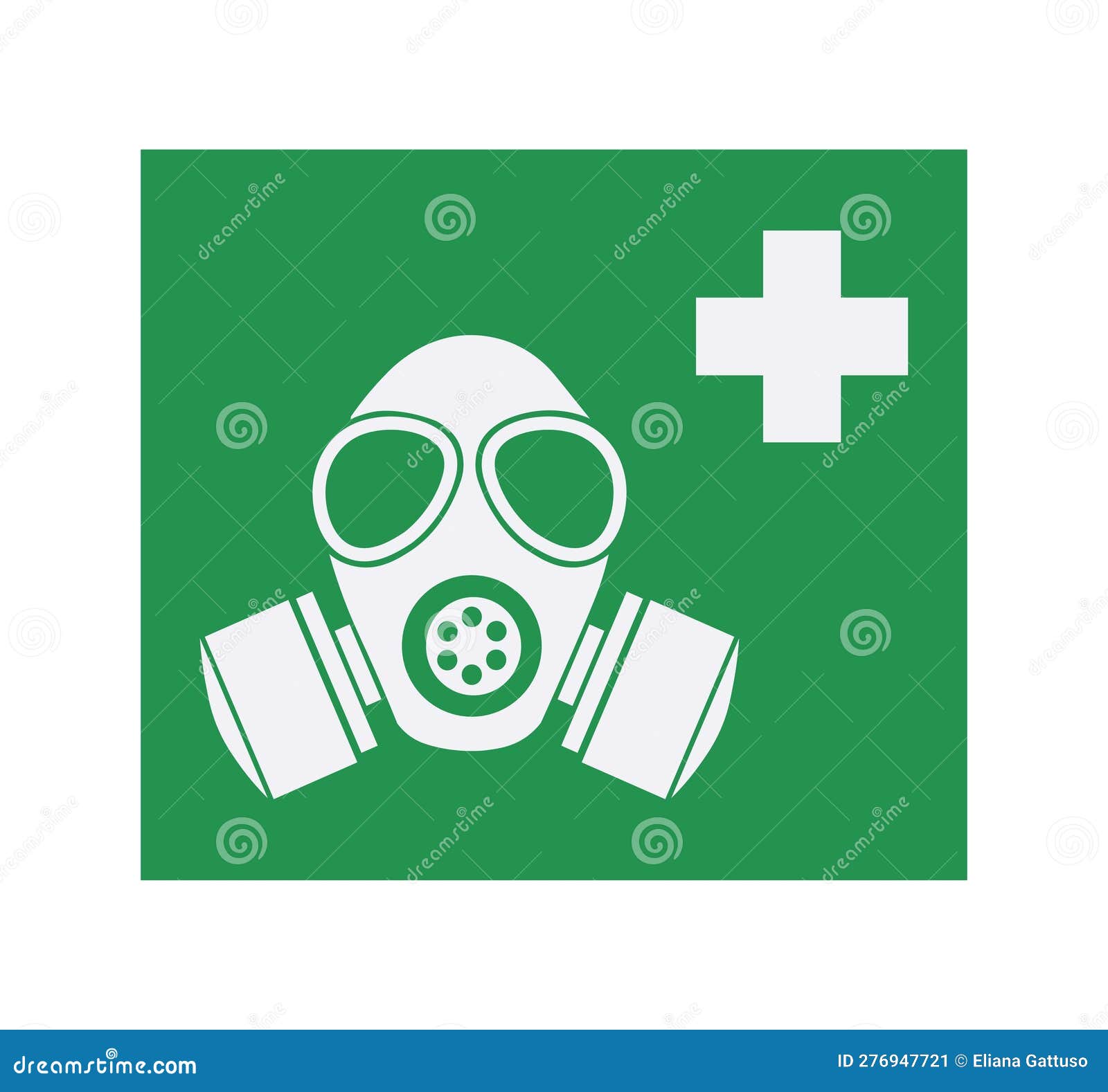 Isolated Emergency Escape Breathing Device Symbol. Vector Symbol Stock ...