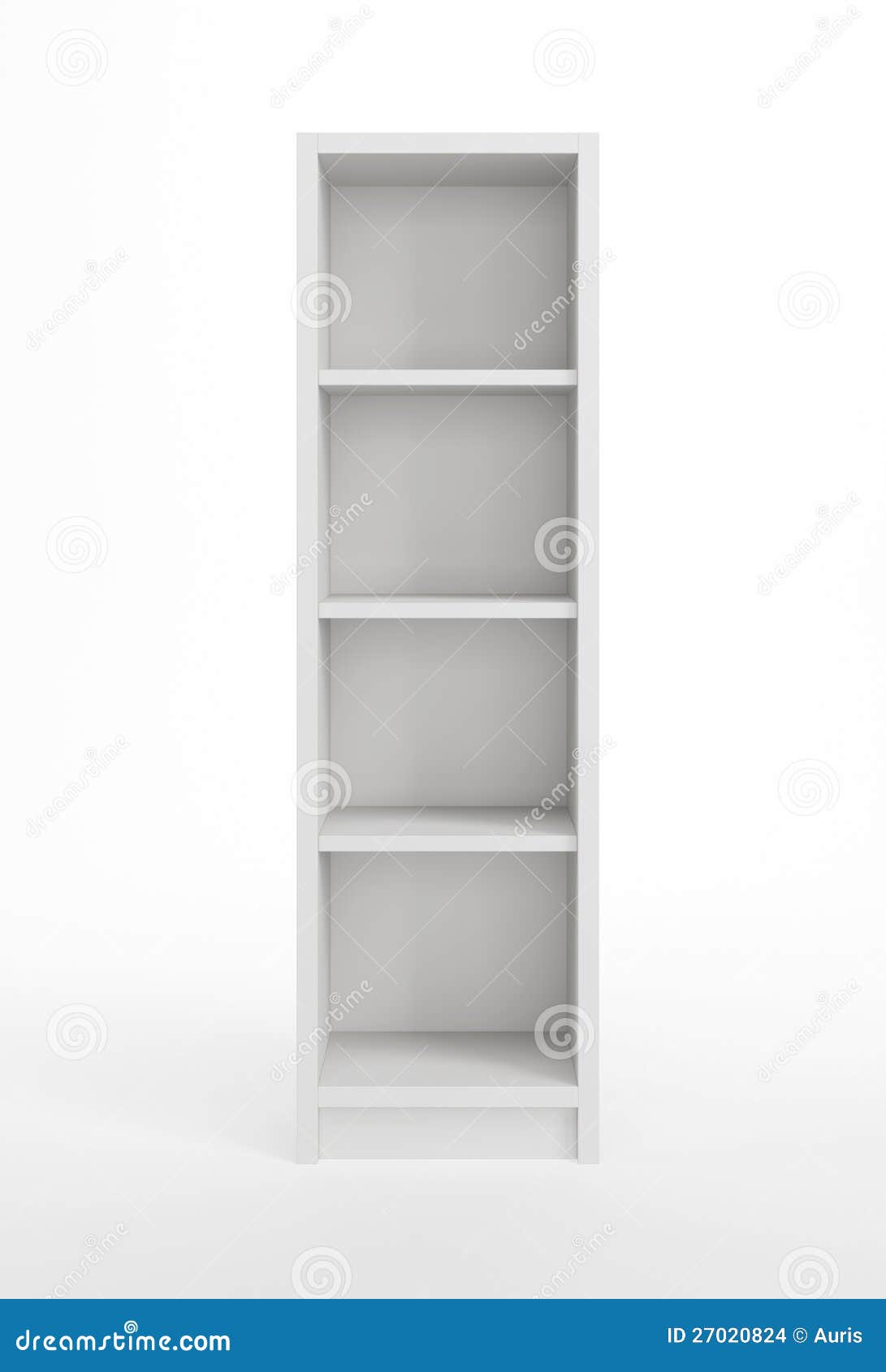 Isolated empty bookcase stock illustration. Illustration of empty ...