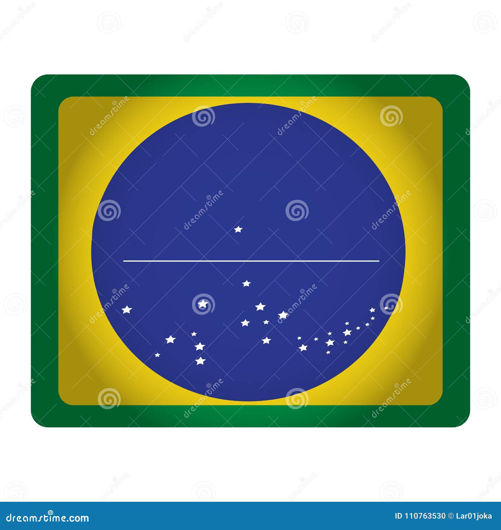 Empty Brazilian Campaign Button Stock Vector - Illustration of election ...