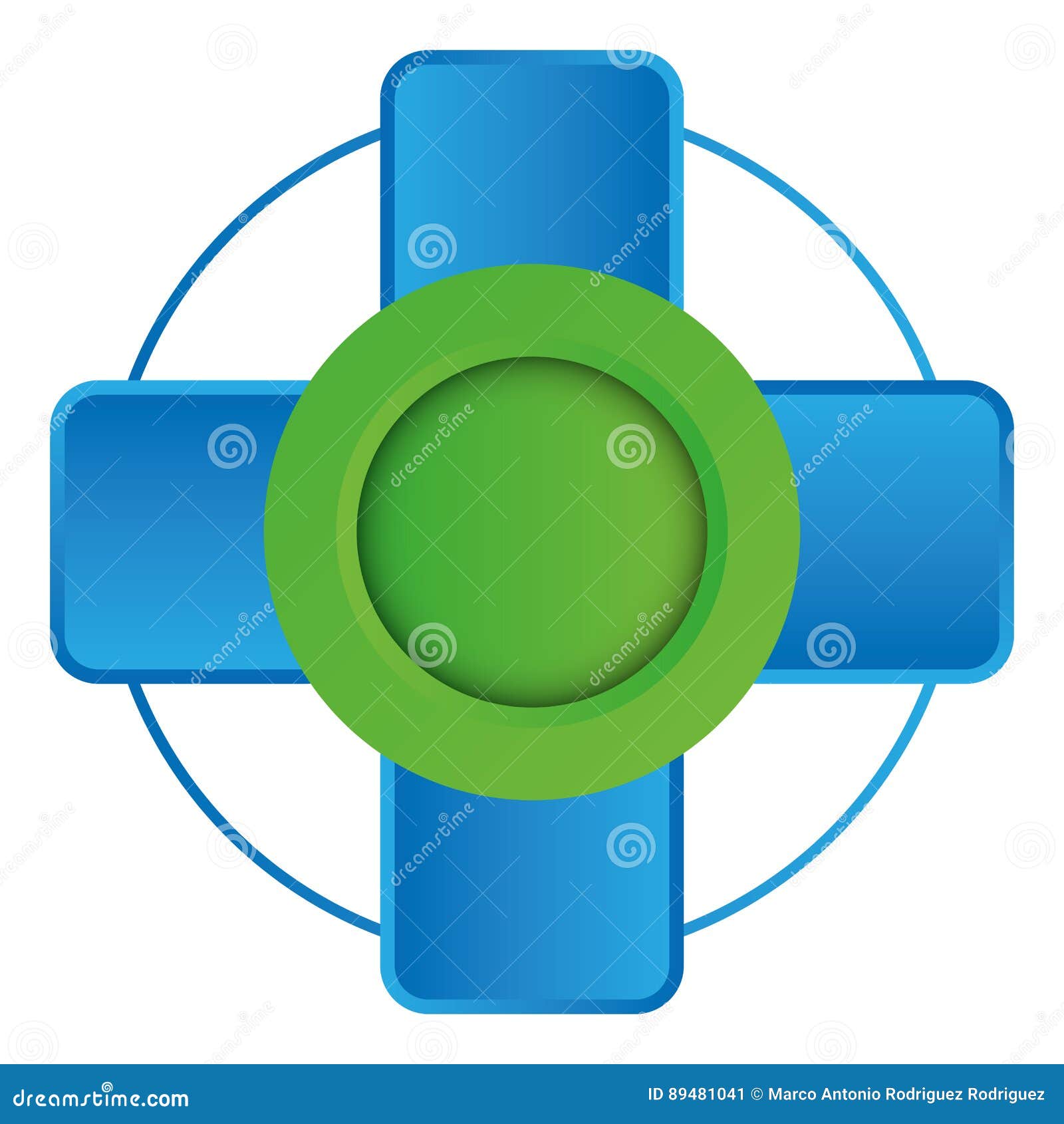 Isolated Empty Business Infographic Stock Illustration - Illustration ...