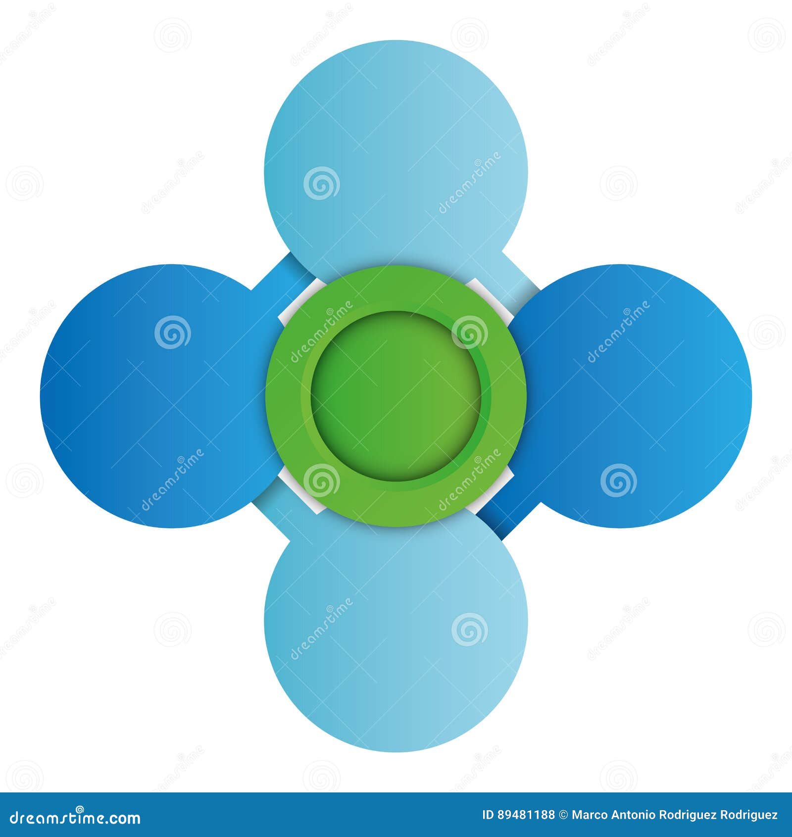 Isolated Empty Business Infographic Template Stock Illustration ...