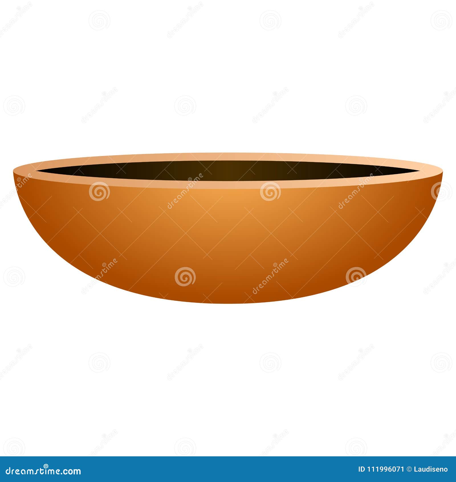 Isolated empty flower pot stock vector. Illustration of growth - 111996071