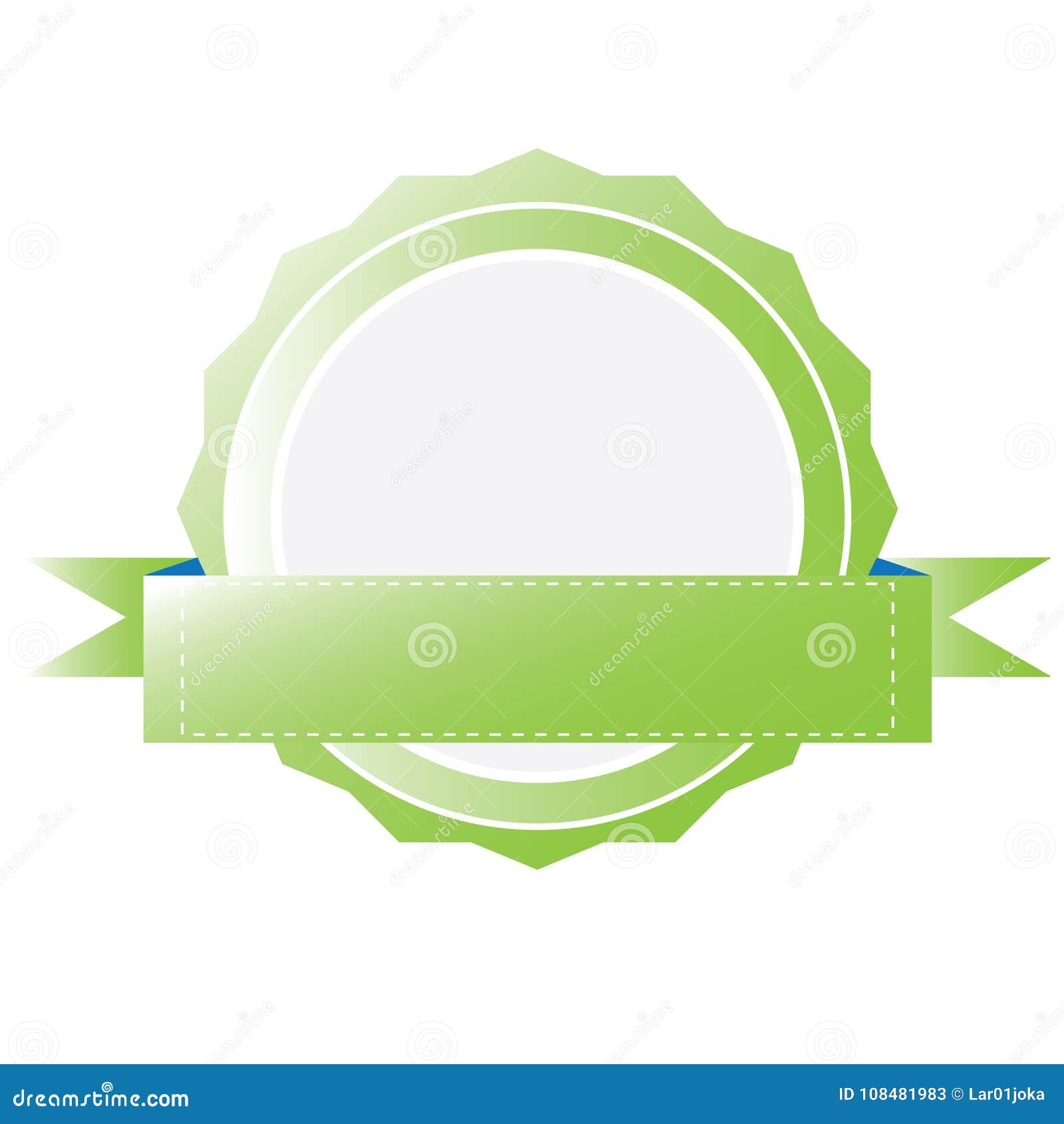 Isolated empty label stock vector. Illustration of empty - 108481983