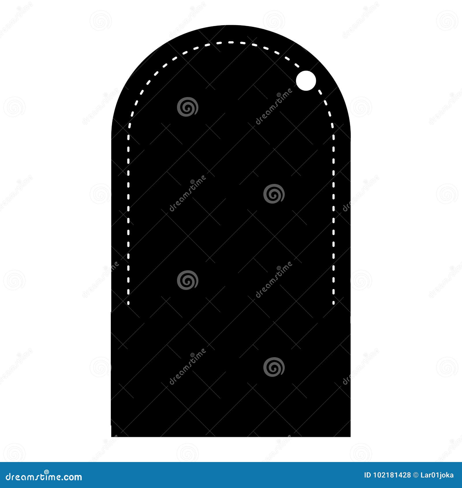 Isolated empty label stock vector. Illustration of isolated - 102181428