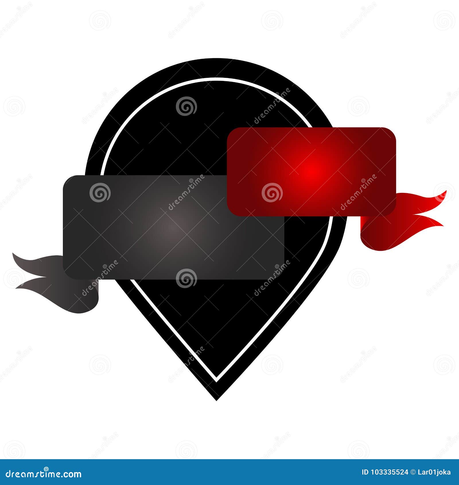 Isolated empty label stock vector. Illustration of offer - 103335524