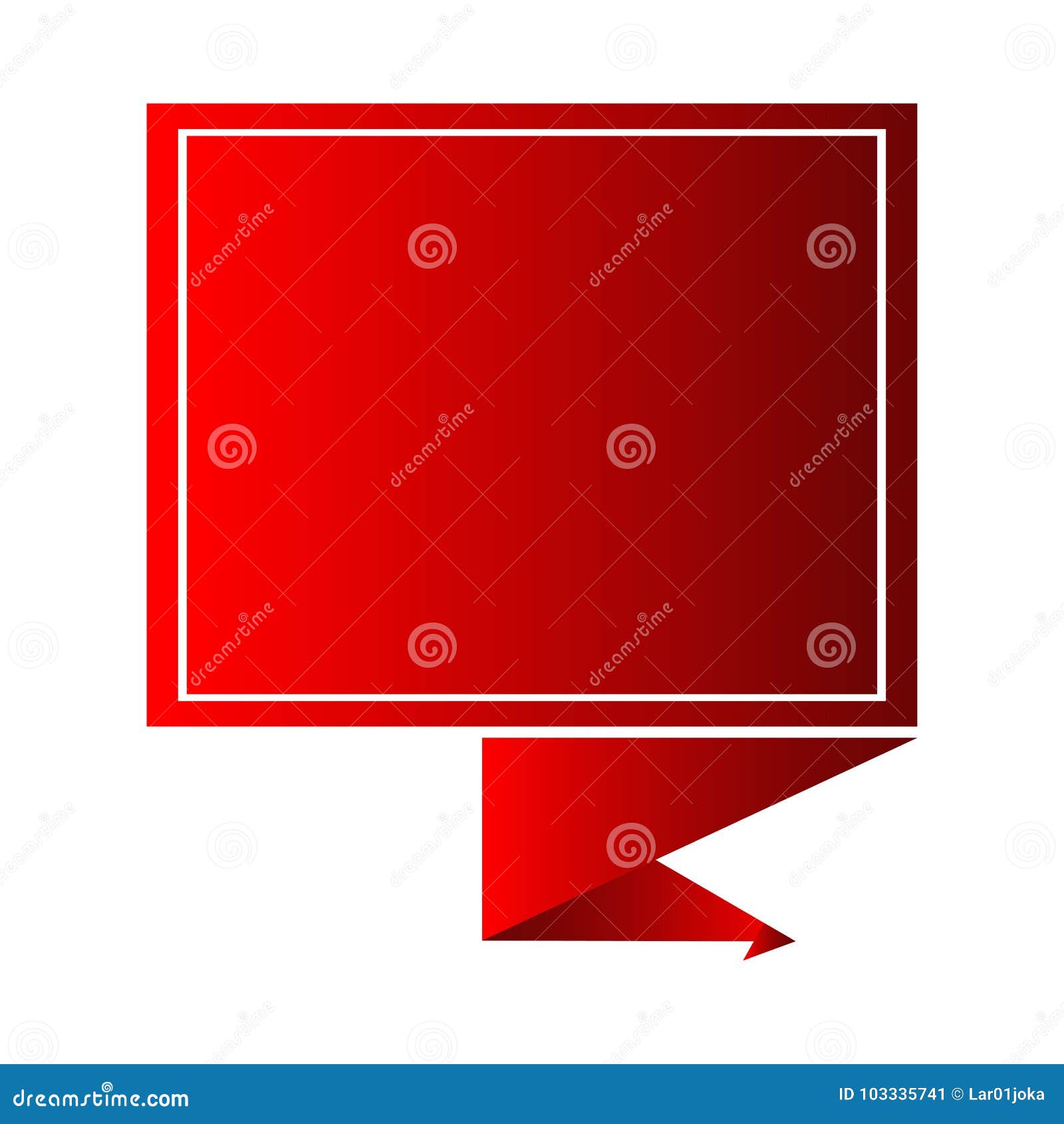 Isolated empty label stock vector. Illustration of label - 103335741