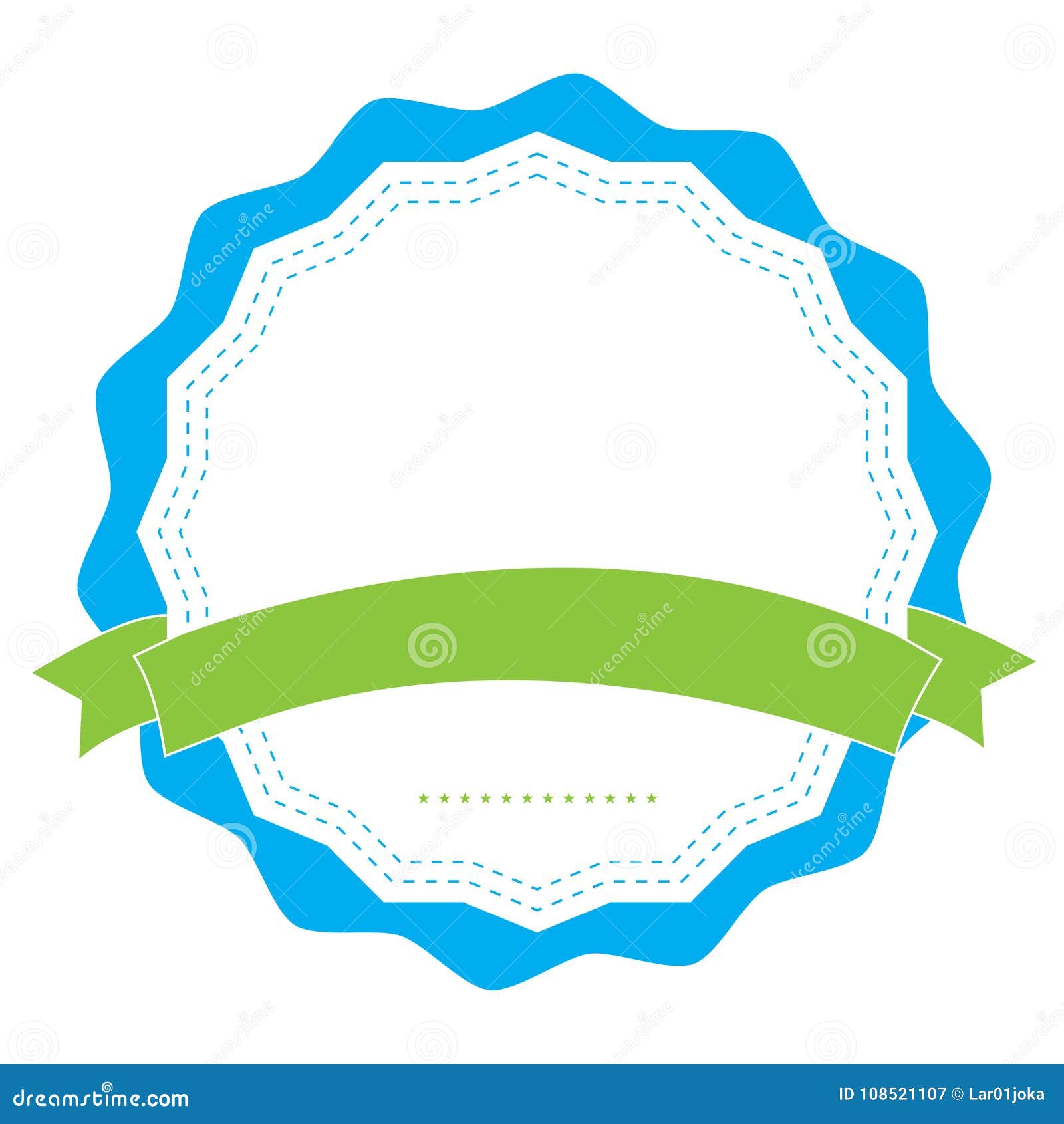 Isolated empty label stock vector. Illustration of sign - 108521107