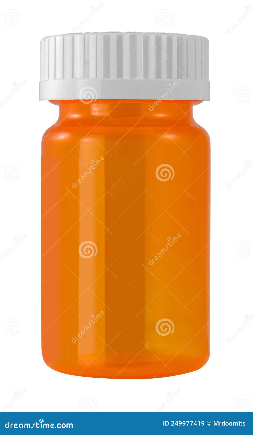 Isolated Empty Medicine Bottle Stock Image - Image of health, dose ...