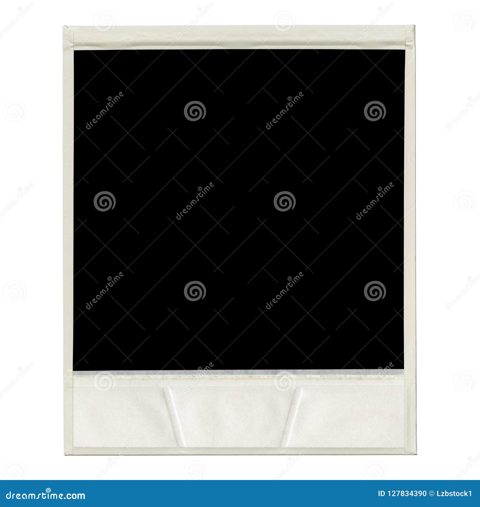 Isolated Empty Photo Frame. Blank Photo White Frame. Stock Photo ...