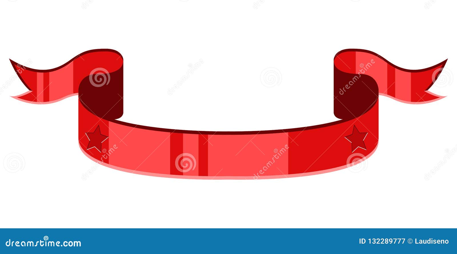 Isolated Empty Premium Ribbon Stock Vector - Illustration of decorative ...