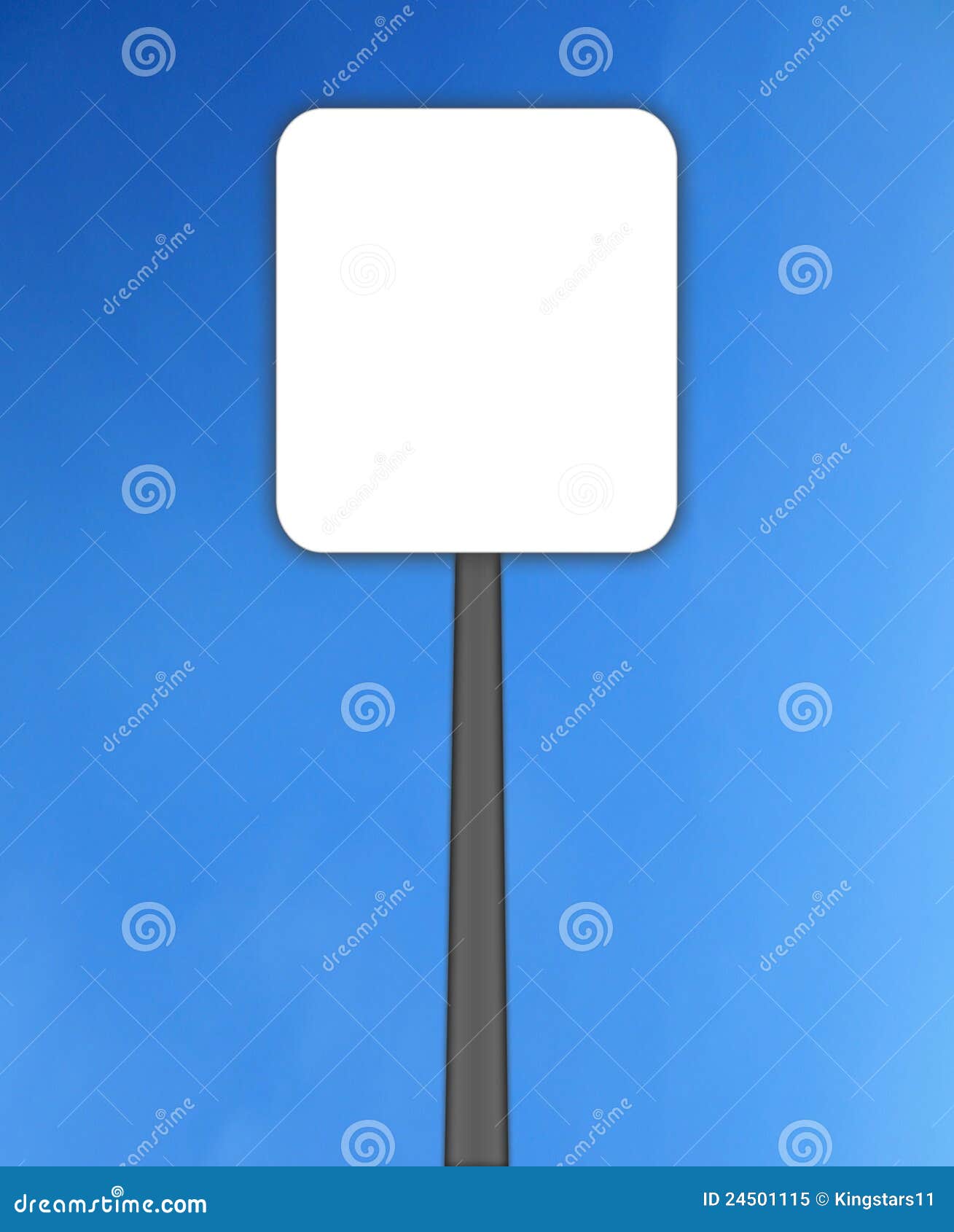 Isolated empty road sign stock image. Image of gray, road - 24501115