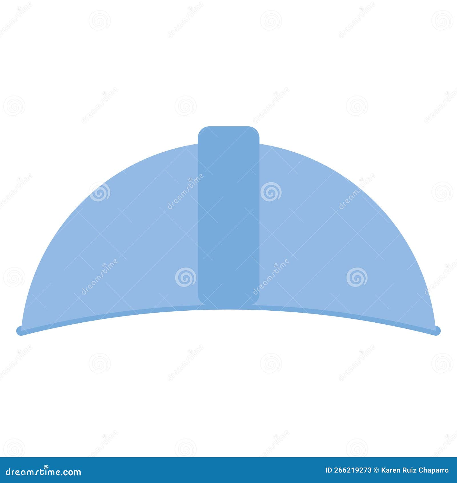 Isolated Engineer Helmet Icon Flat Design Vector Stock Vector ...