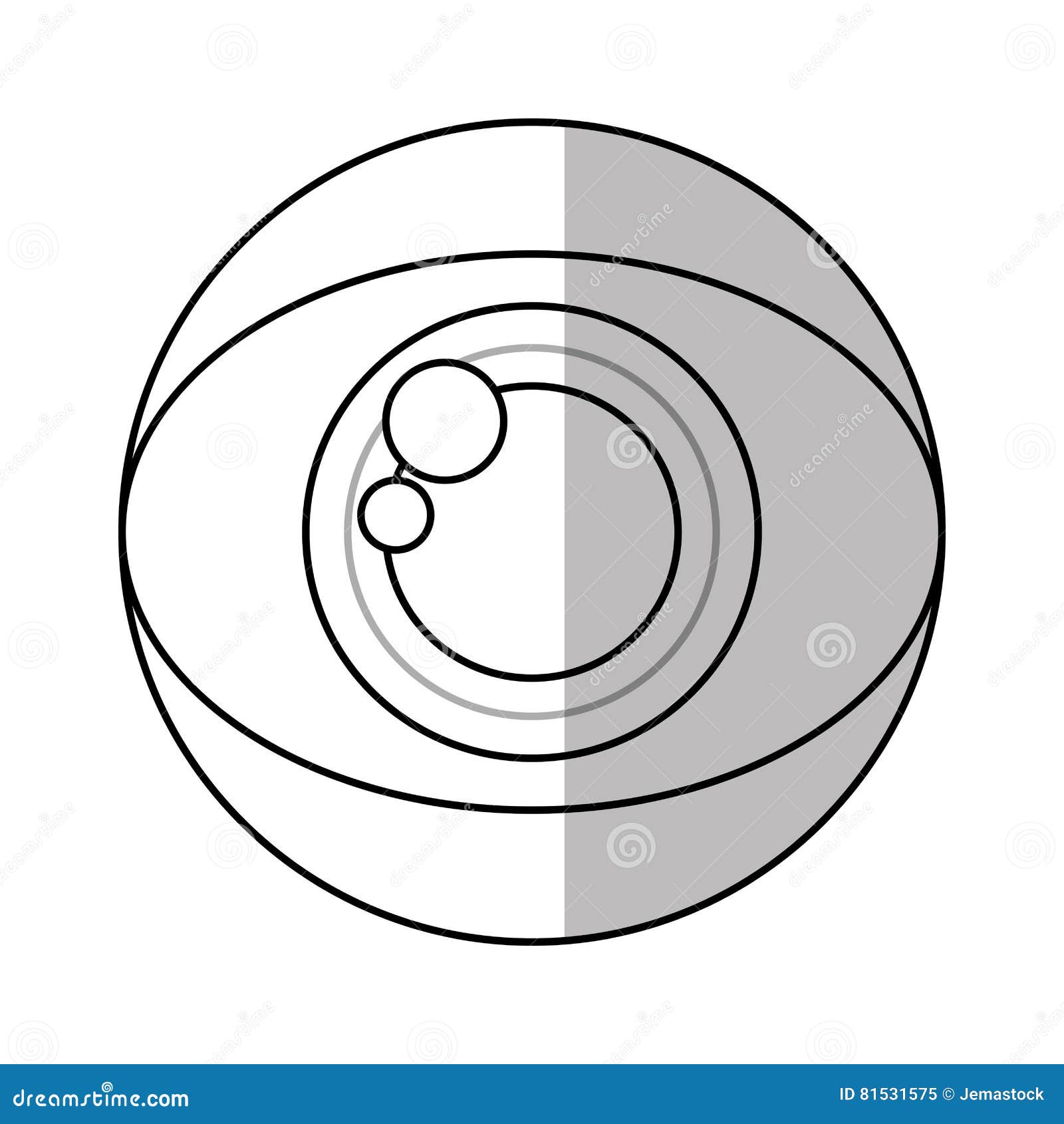 Optical Human Eye Defects. Myopia And Hyperopia. Anatomical Structure ...