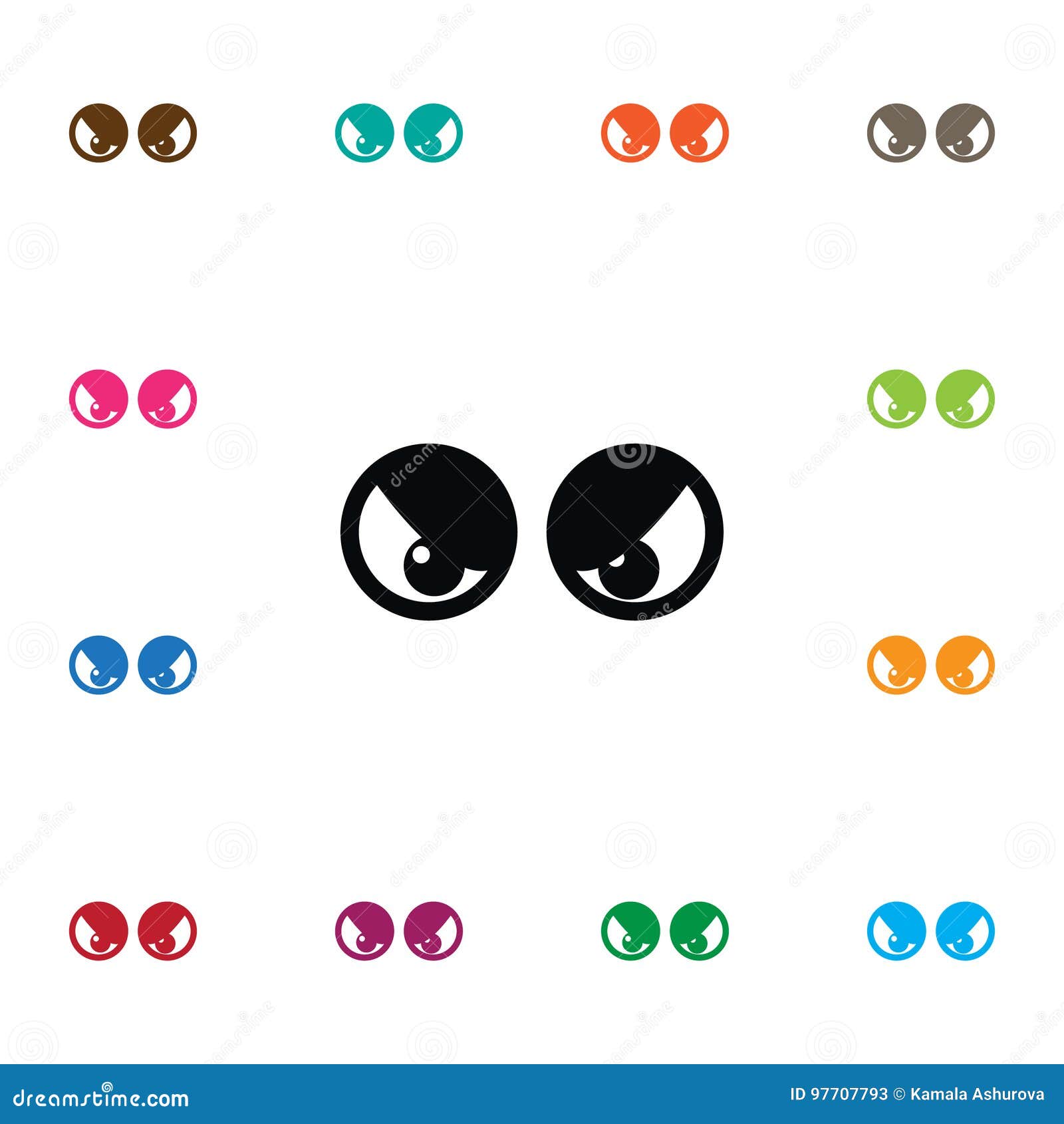 Isolated Eyeball Icon. View Vector Element Can Be Used for View ...