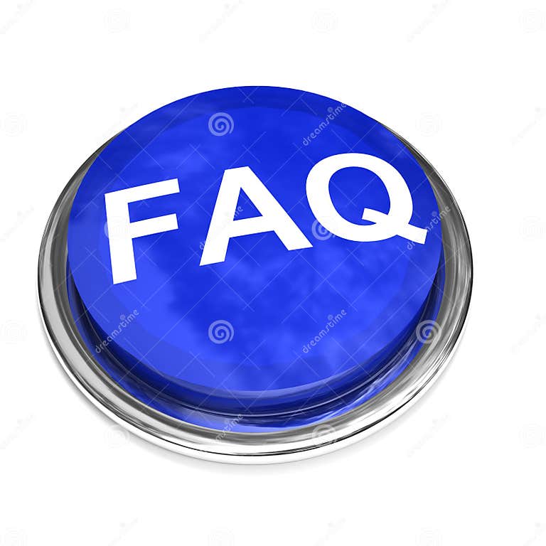 Isolated faq button stock illustration. Illustration of internet - 4852290