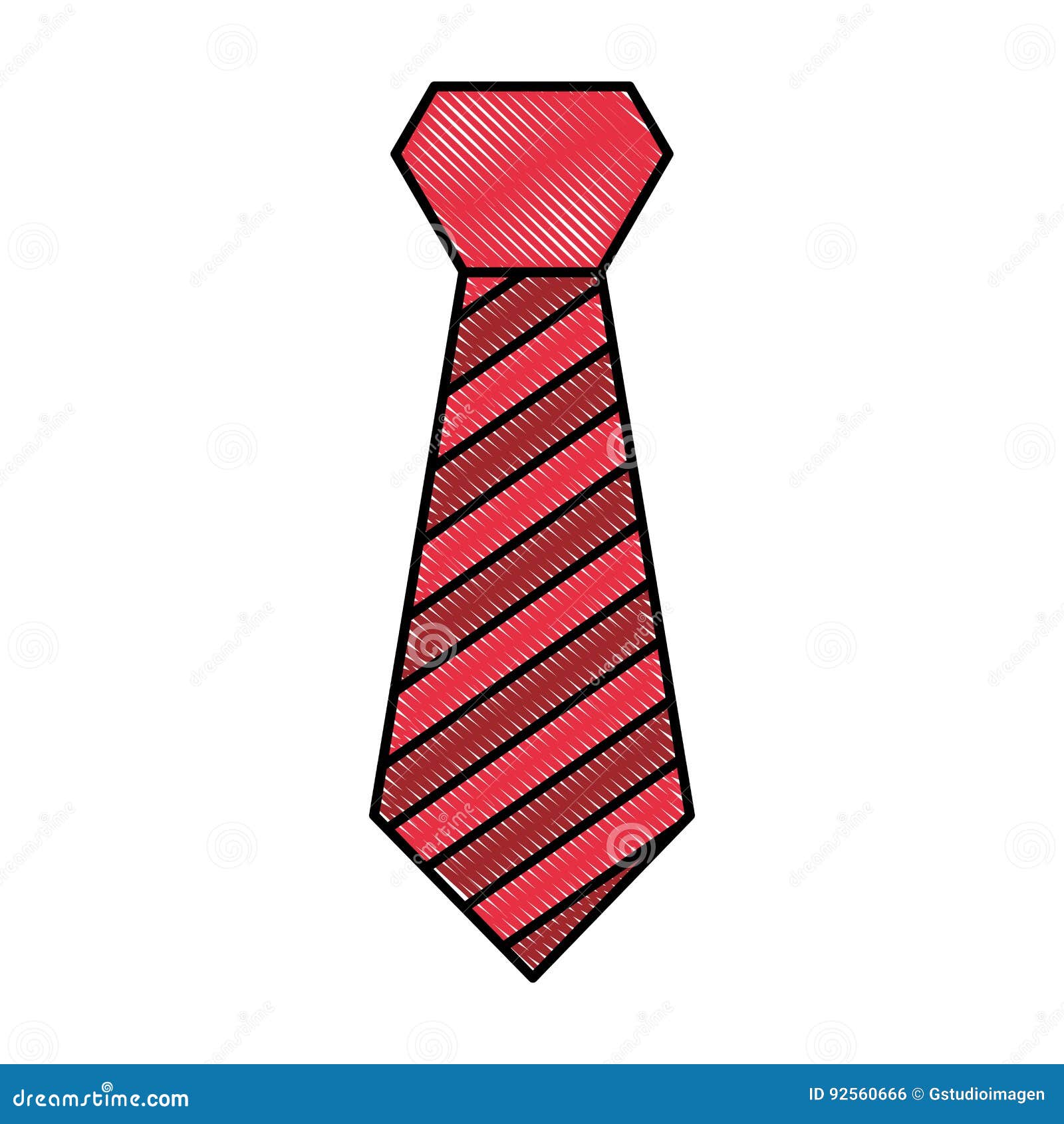 Isolated fashion tie stock vector. Illustration of batik - 92560666