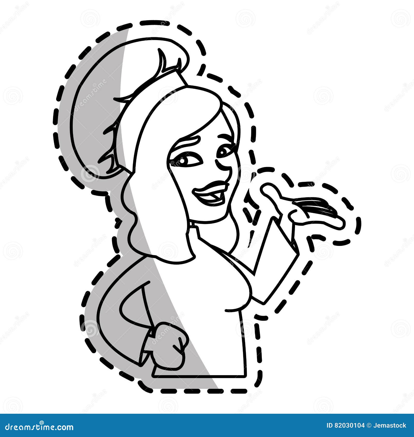 Isolated Female Chef Cartoon Design Stock Vector Illustration Of